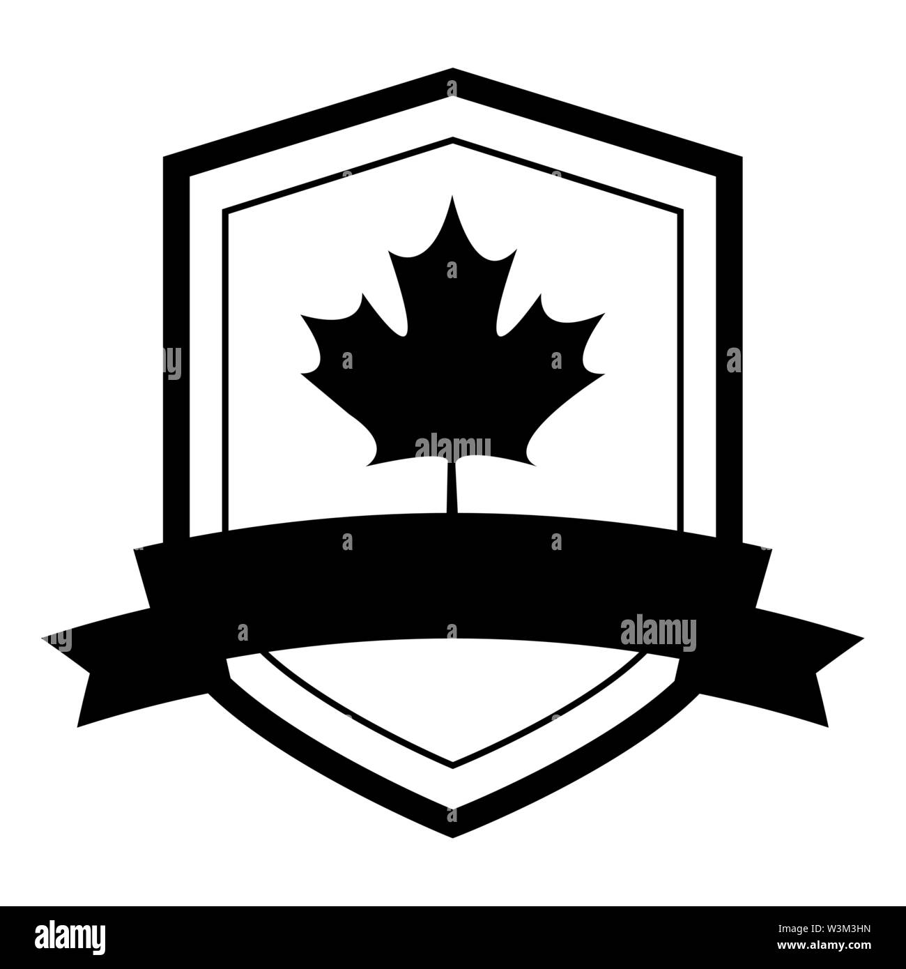Canadian shield Stock Vector Images - Alamy