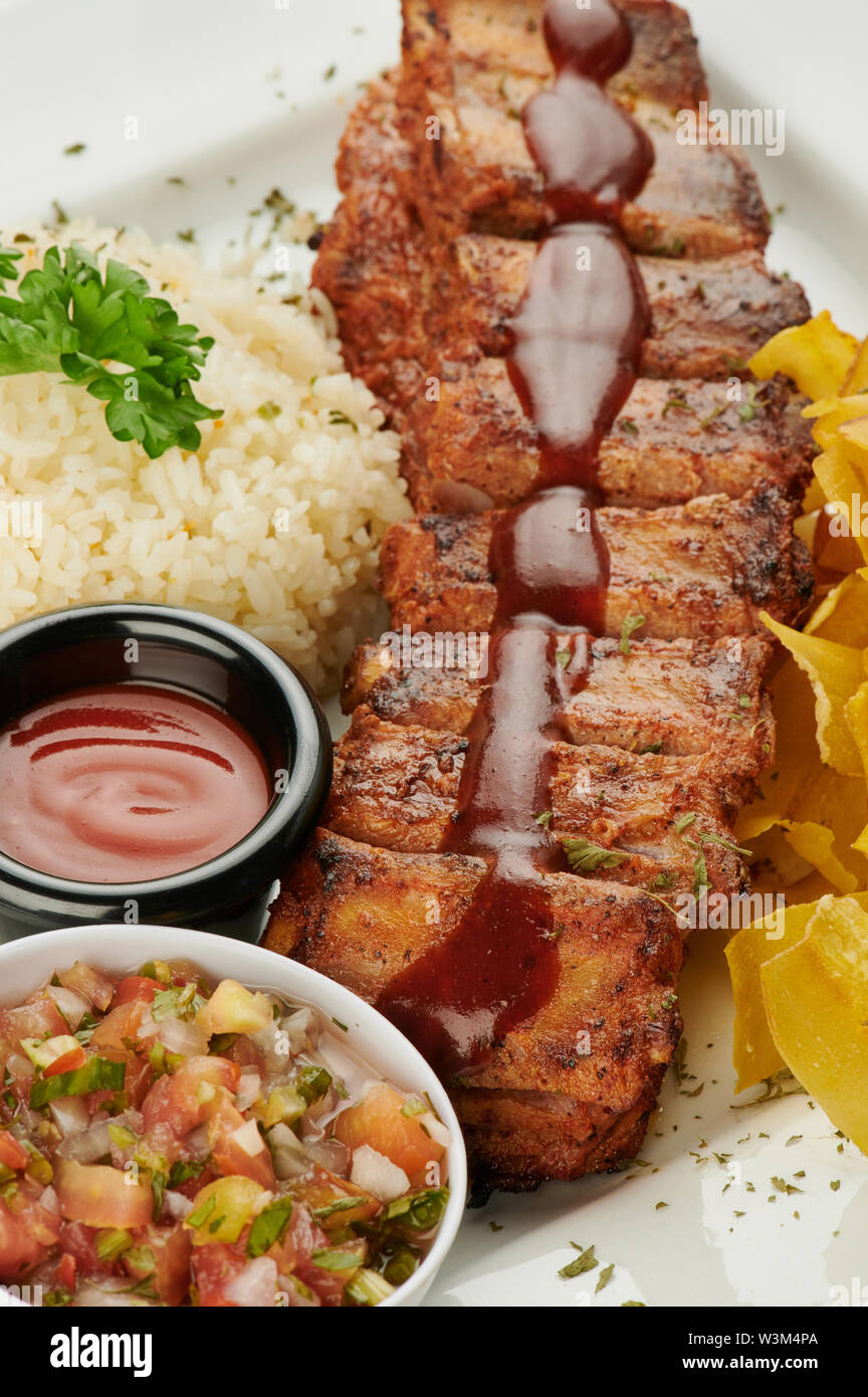 Barbeque plate hi-res stock photography and images - Alamy