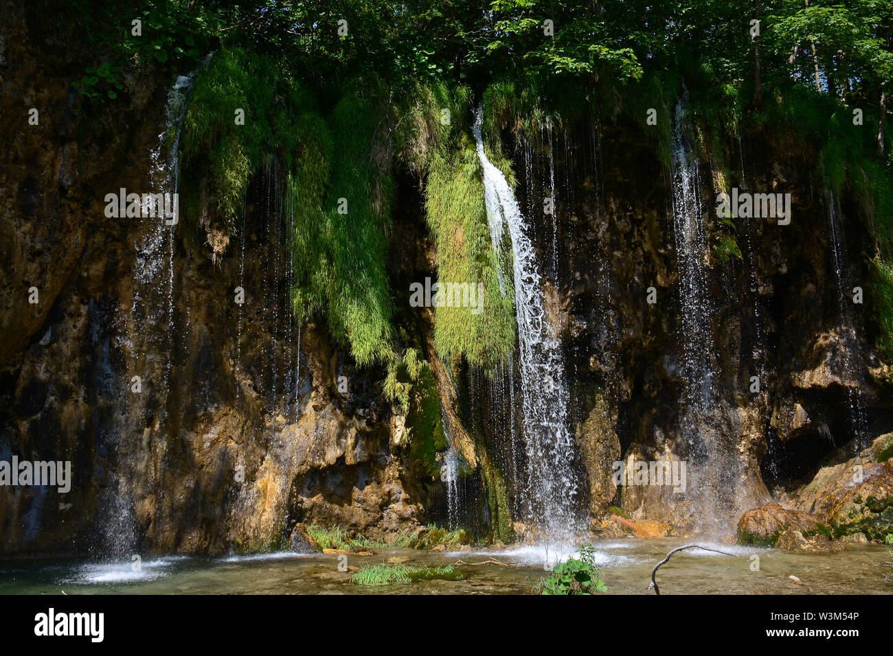 Waterfall, Plitvice Lakes National Park, Croatia, Europe, UNESCO World ...