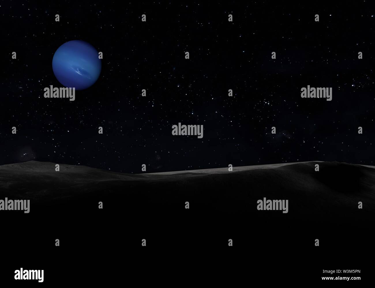 3d illustration planet neptune hi-res stock photography and images - Alamy