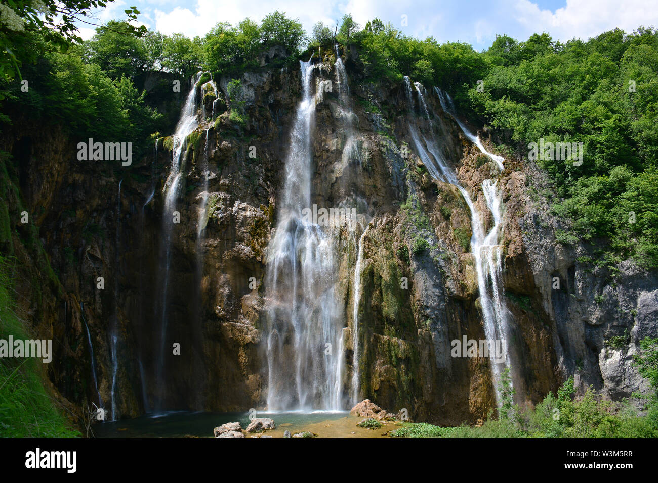 Waterfall, Plitvice Lakes National Park, Croatia, Europe, UNESCO World ...