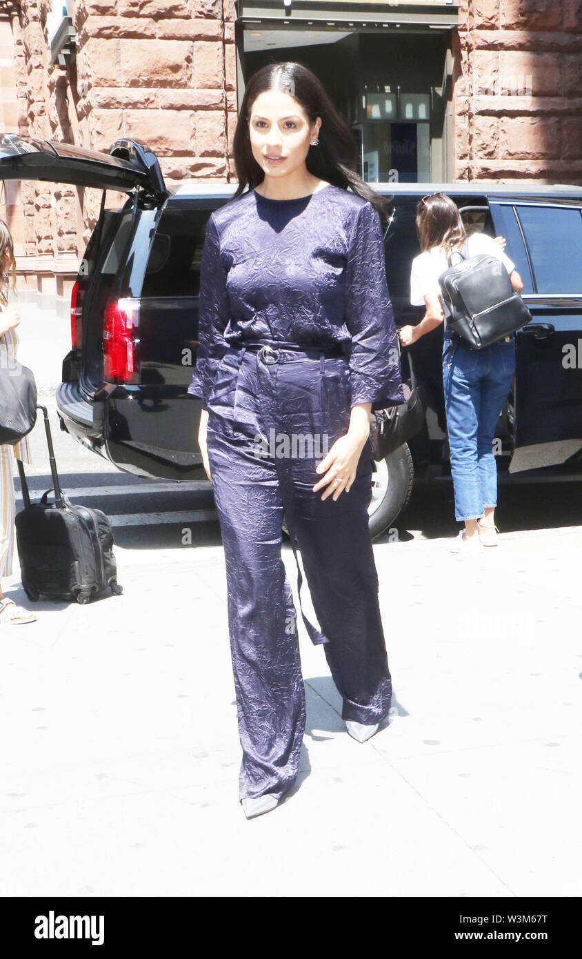 New York July 16: Isabel Arraiza arriving to Build Series to talk about ...