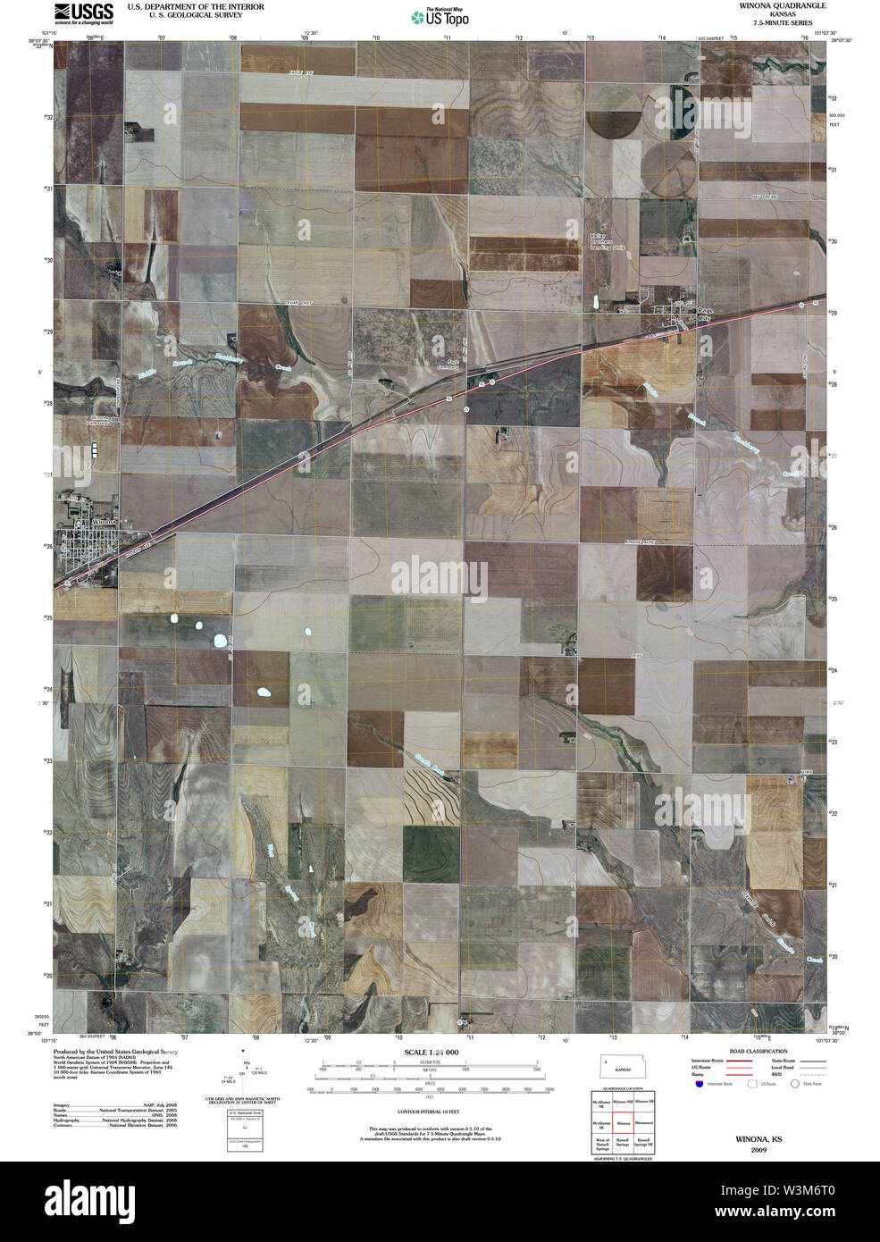 Map of winona hi-res stock photography and images - Alamy