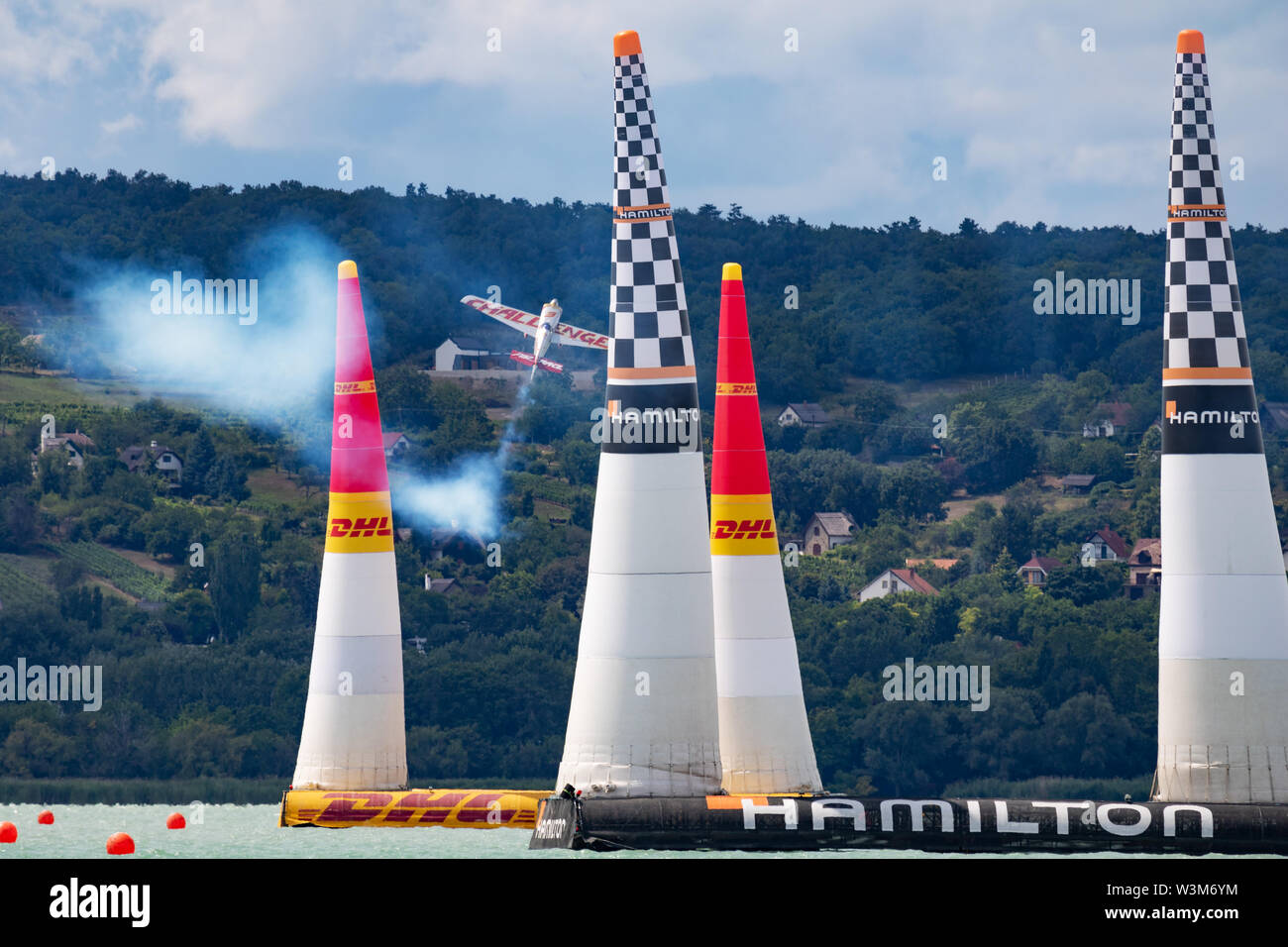 ZAMARDI / HUNGARY - JULY 13, 2019: Red Bull Air Race 2019 Challenger ...