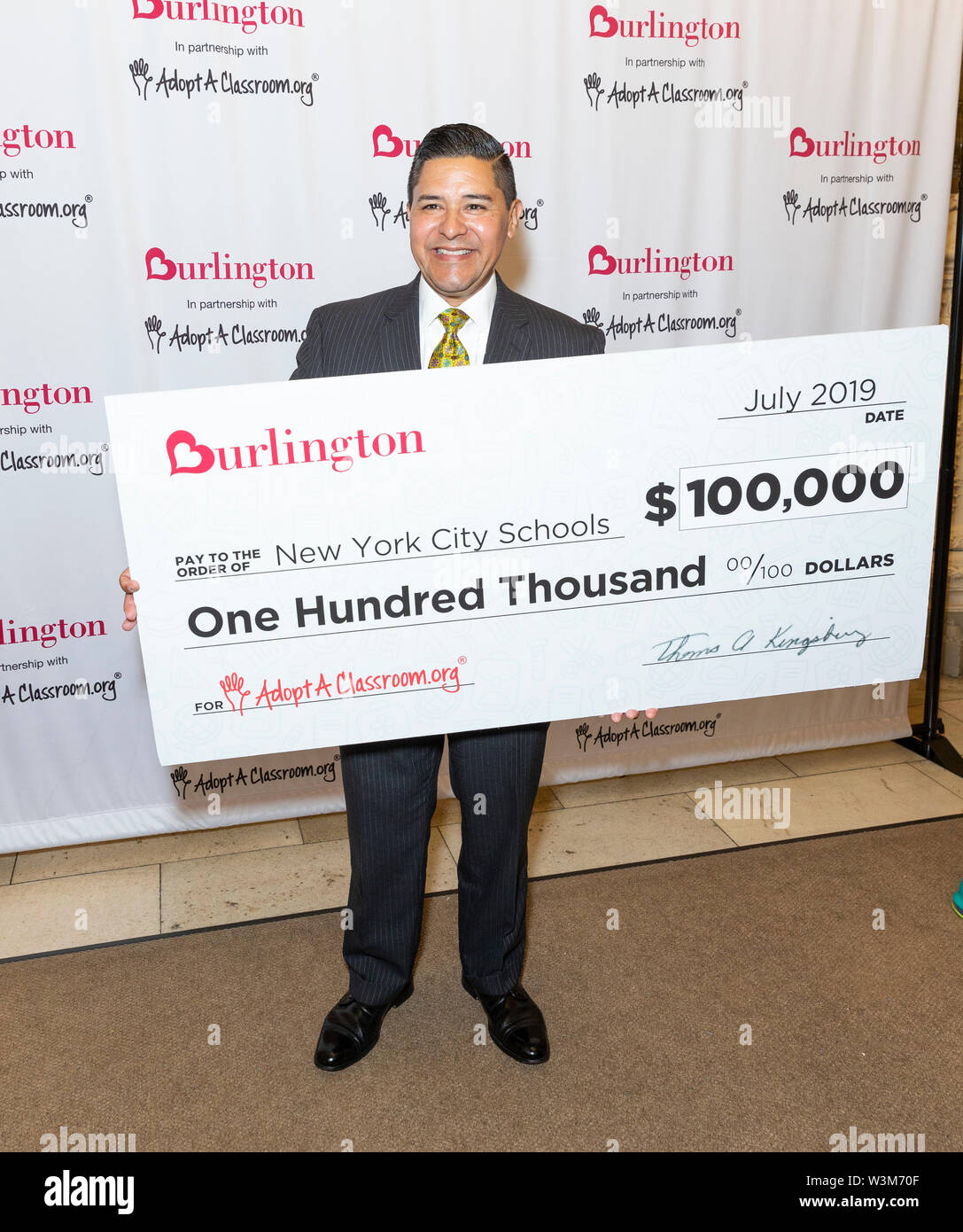 New York, NY - July 16, 2019: Schools Chancellor Richard A. Carranza ...