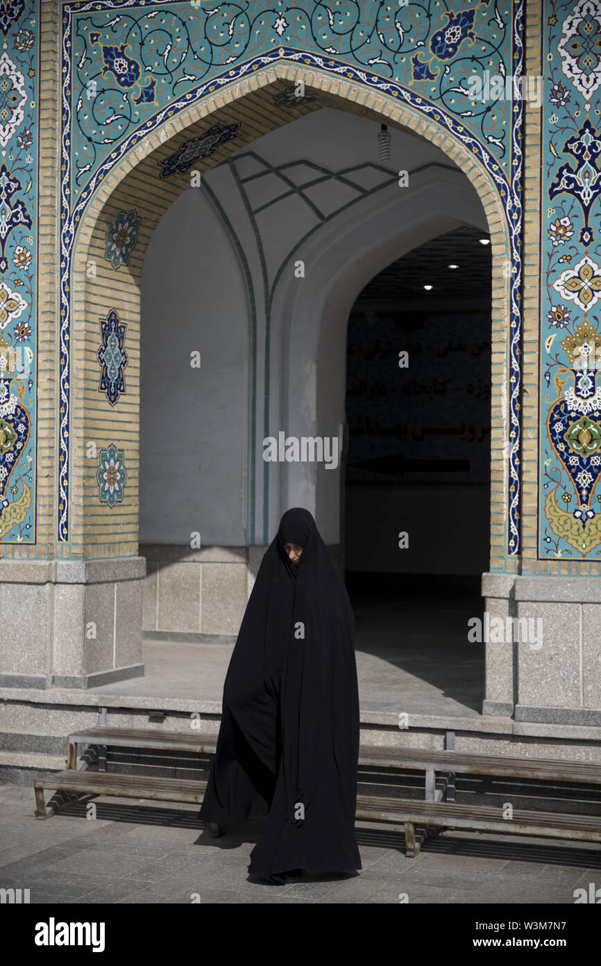 July 16, 2019 - Shahre-Ray, Tehran, Iran - Shia Muslims in the Shah ...