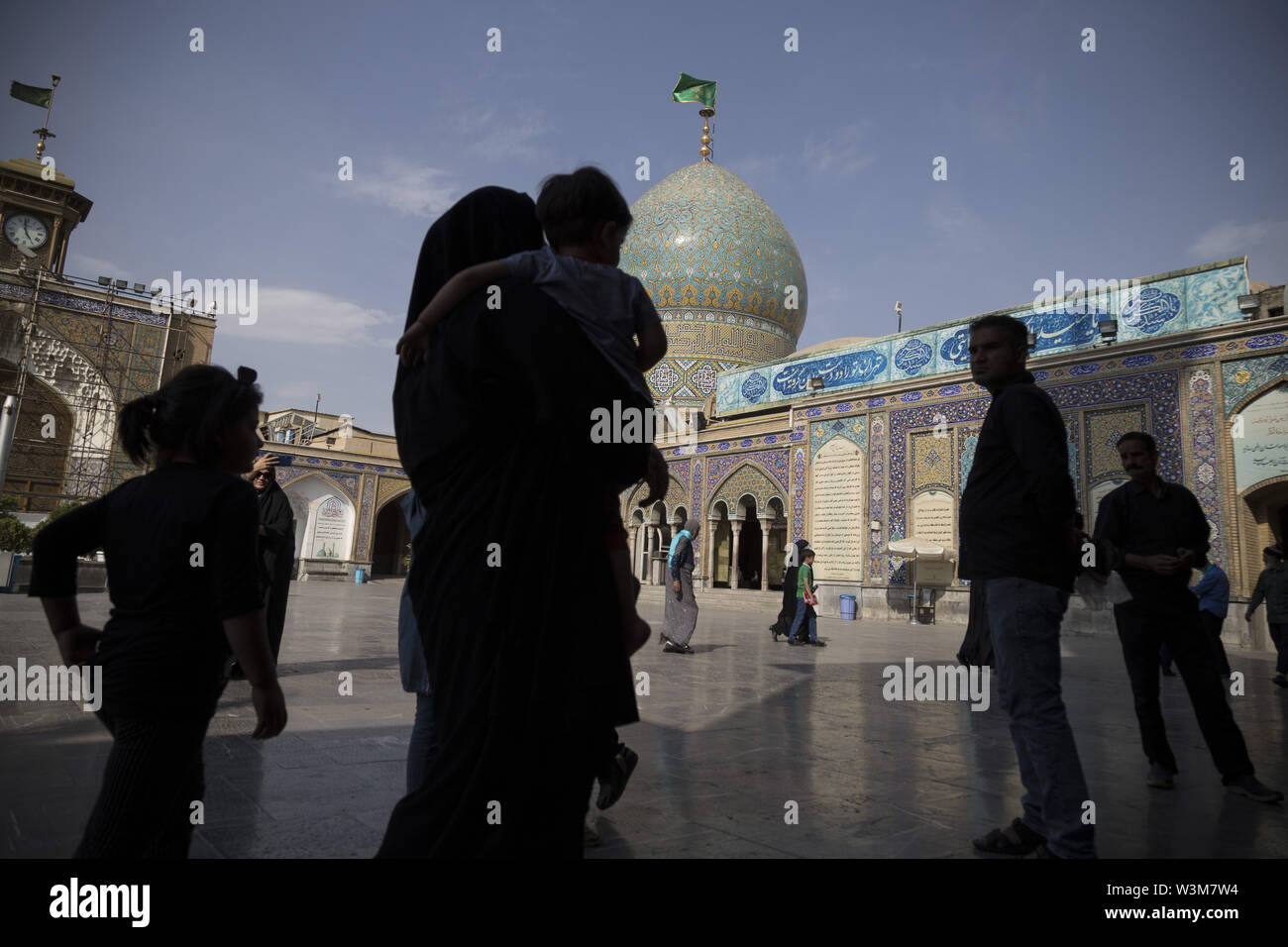 July 16, 2019 - Shahre-Ray, Tehran, Iran - Shia Muslims in the Shah ...