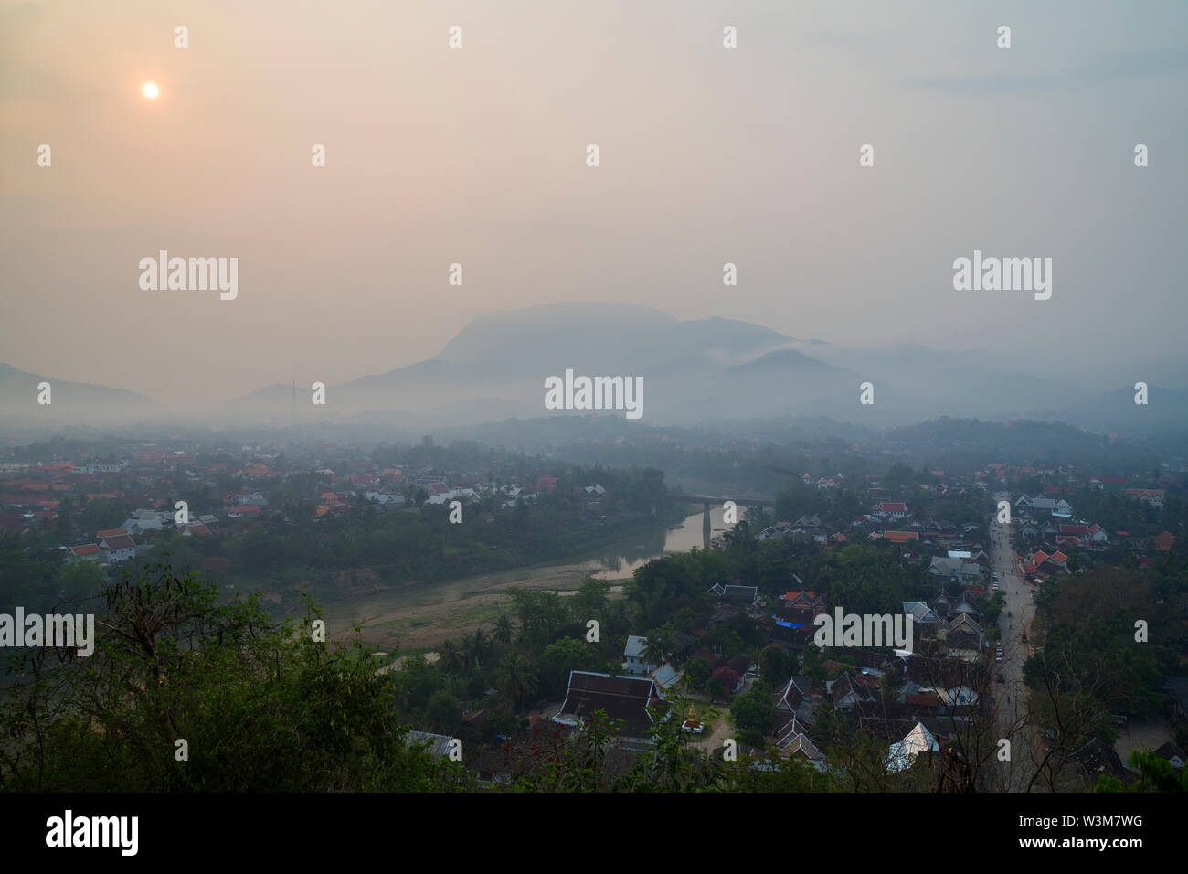 Phousi mountain hi-res stock photography and images - Alamy