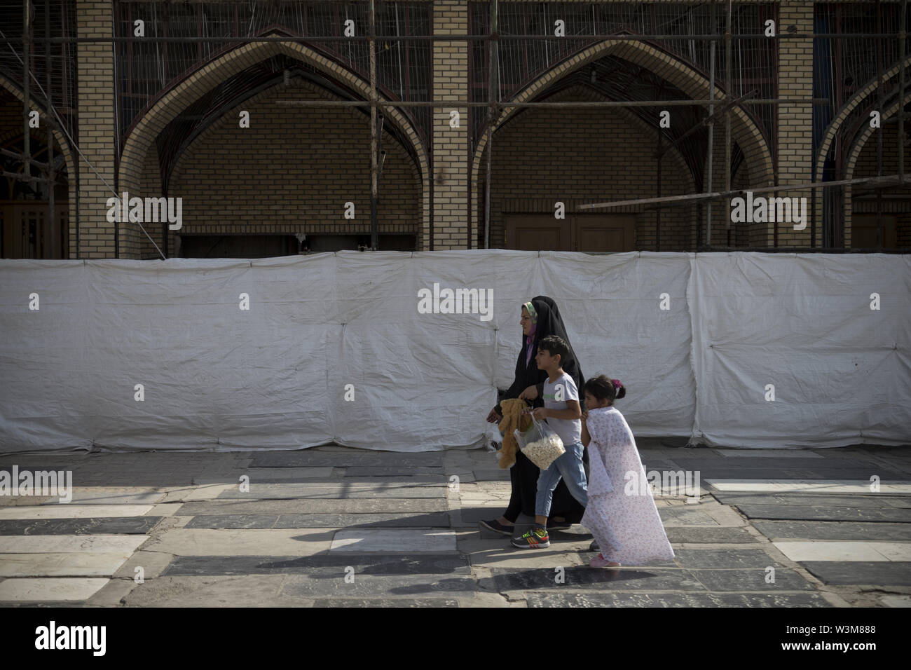 July 16, 2019 - Shahre-Ray, Tehran, Iran - Shia Muslims in the Shah ...