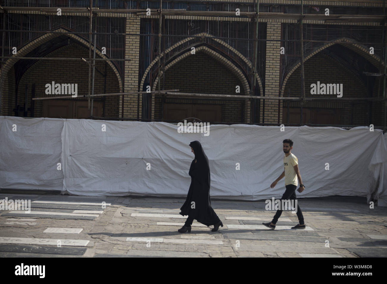 July 16, 2019 - Shahre-Ray, Tehran, Iran - Shia Muslims in the Shah ...