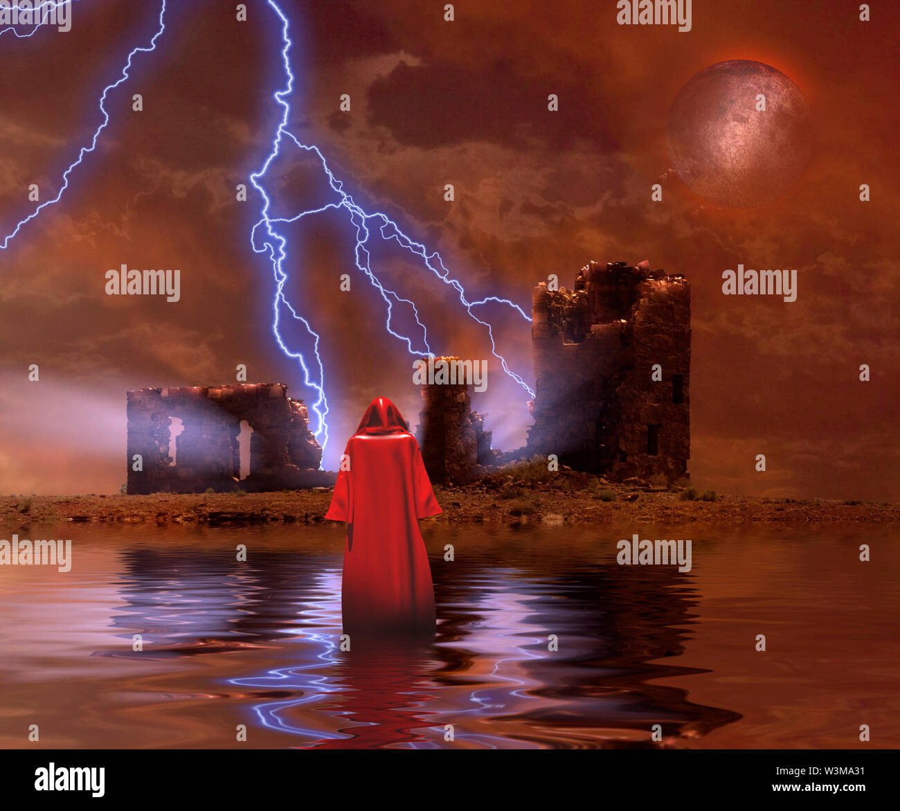 Dark ghost monk hi-res stock photography and images - Alamy