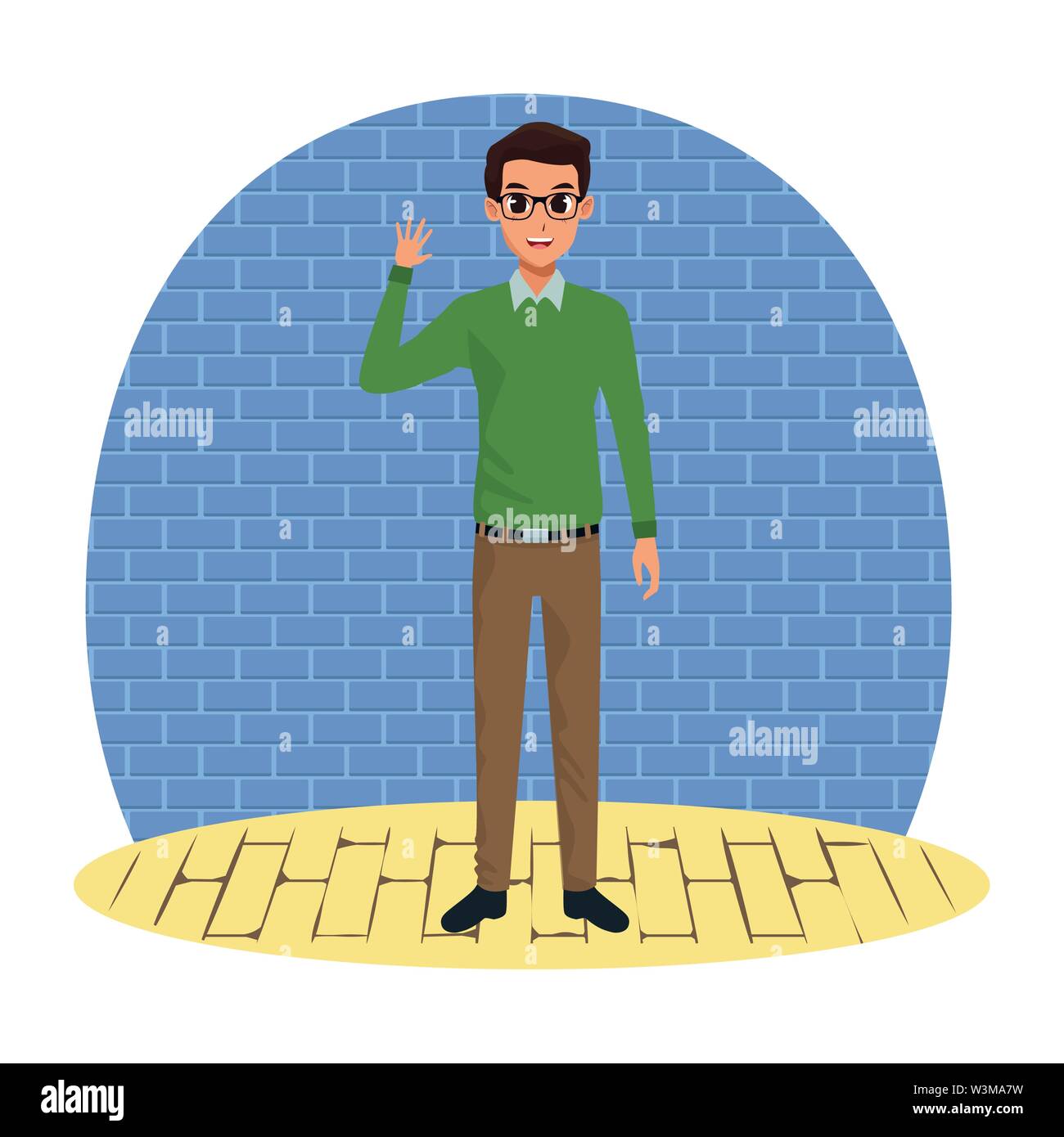 Young man with formal clothes cartoon Stock Vector Image & Art - Alamy