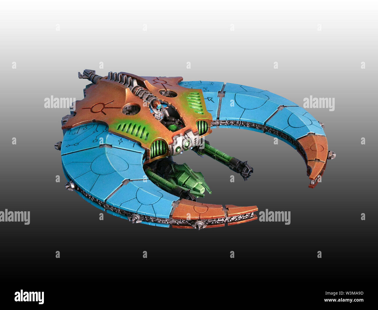 Warhammer 40,000 Necron Doom Scythe fighter aircraft painted model ...