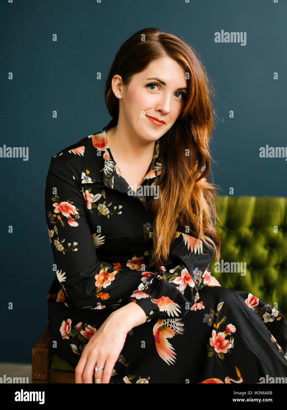 Wearing floral dress hi-res stock photography and images - Alamy