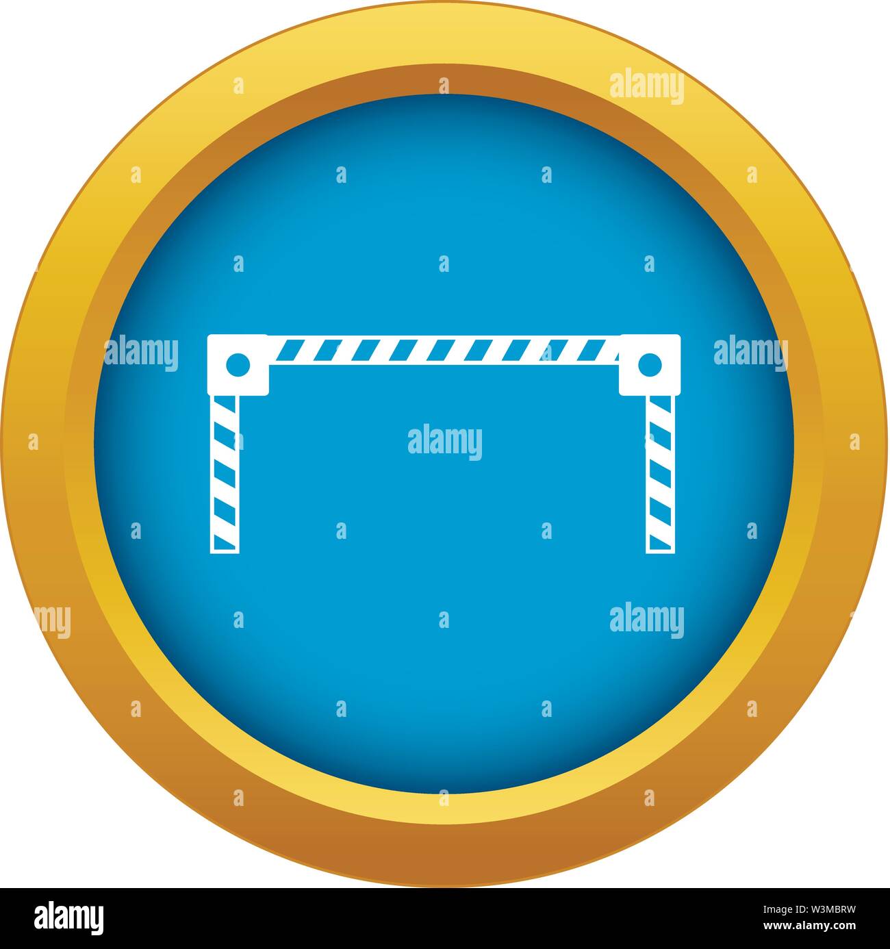 Blue and white barricade Stock Vector Images - Alamy