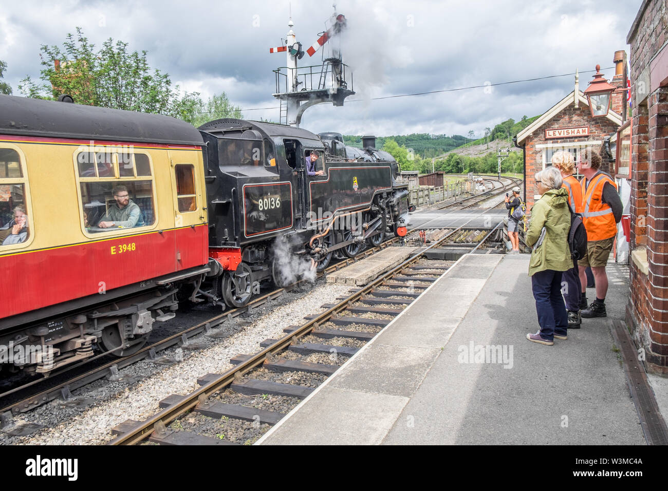 Levisham railway station, North Yorkshire, England, UK Stock Photo - Alamy