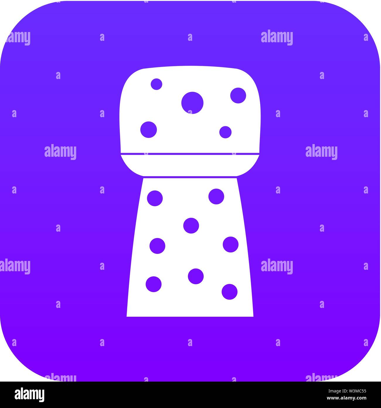 Wooden cork icon digital purple Stock Vector Image & Art - Alamy