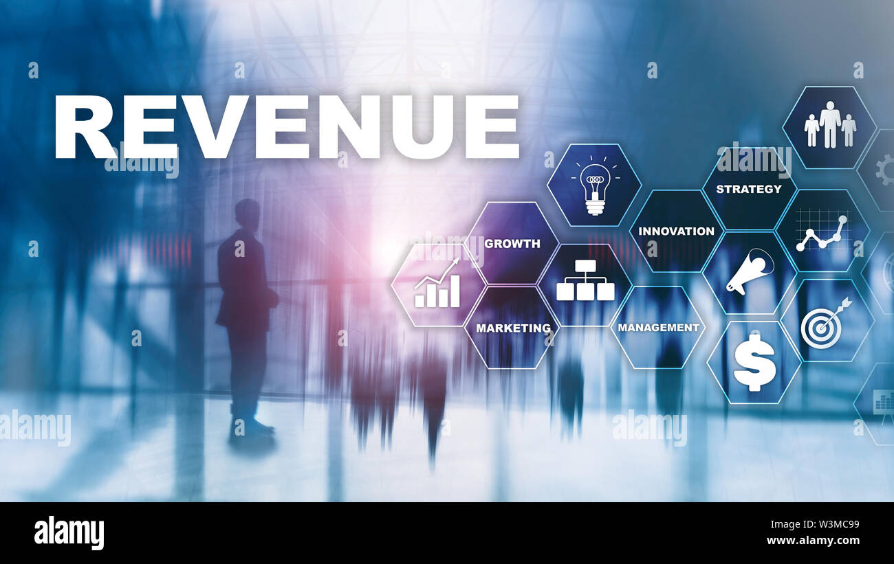 Increase revenue concept. Planing growth and increase of positive ...