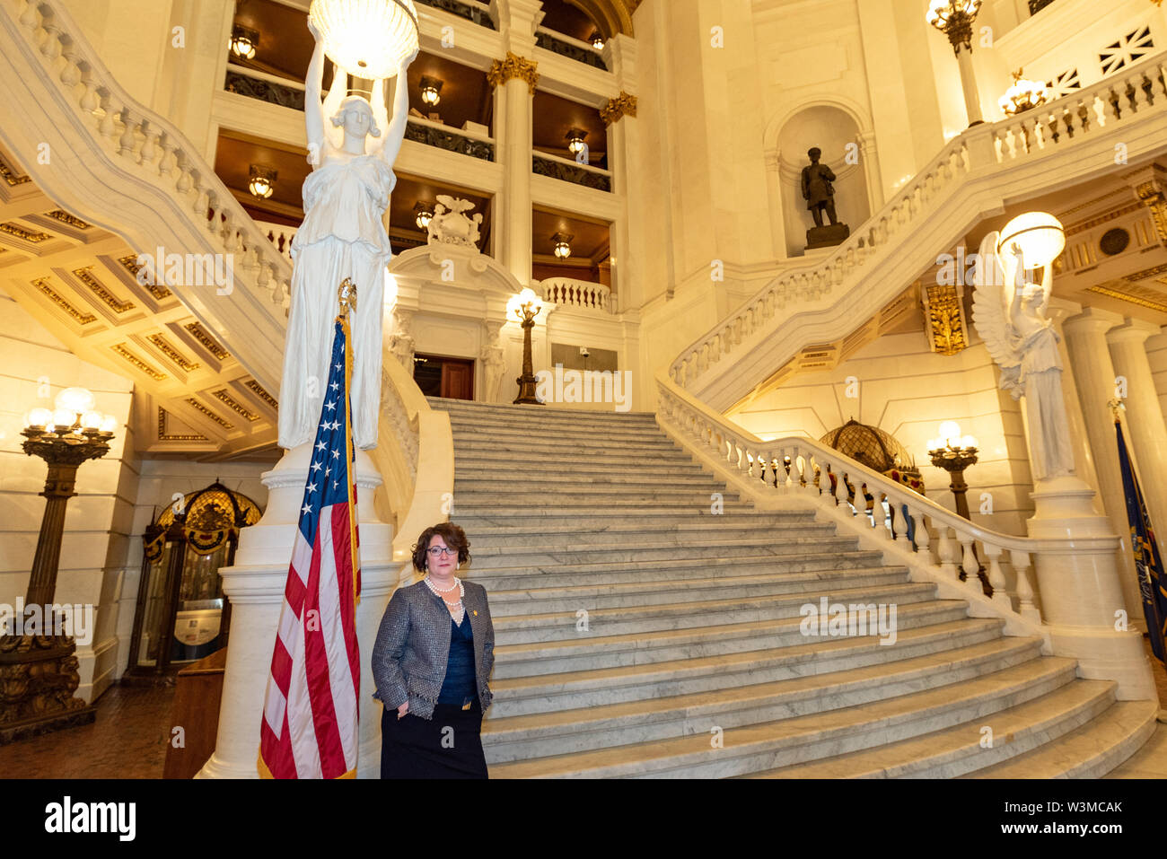 Harrisburg PA / USA. January 15 2019. Portrait of State Representative ...