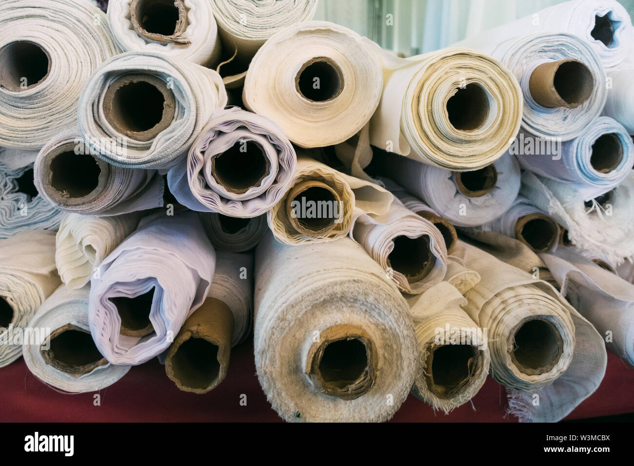 Fabric Rolls High Resolution Stock Photography and Images - Alamy