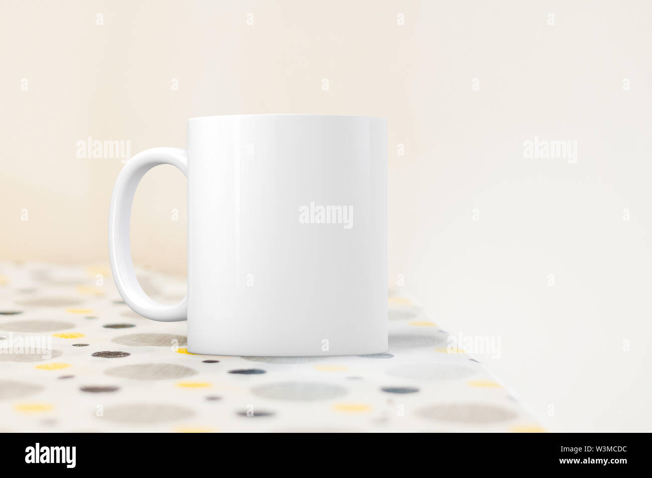 White Mug Mockup. Perfect for businesses selling mugs, just overlay ...
