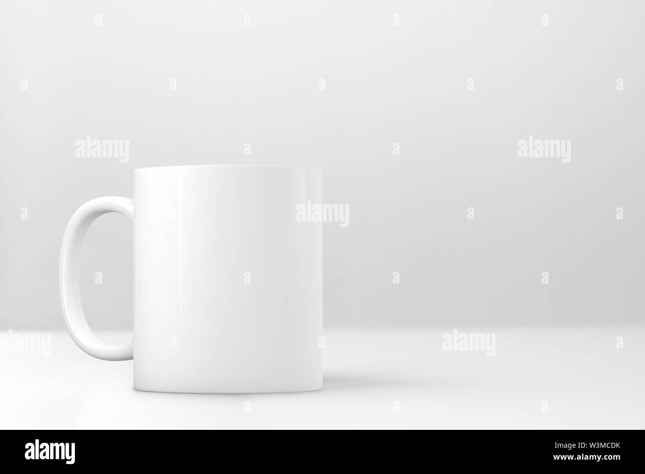 White Mug Mockup. Perfect for businesses selling mugs, just overlay ...