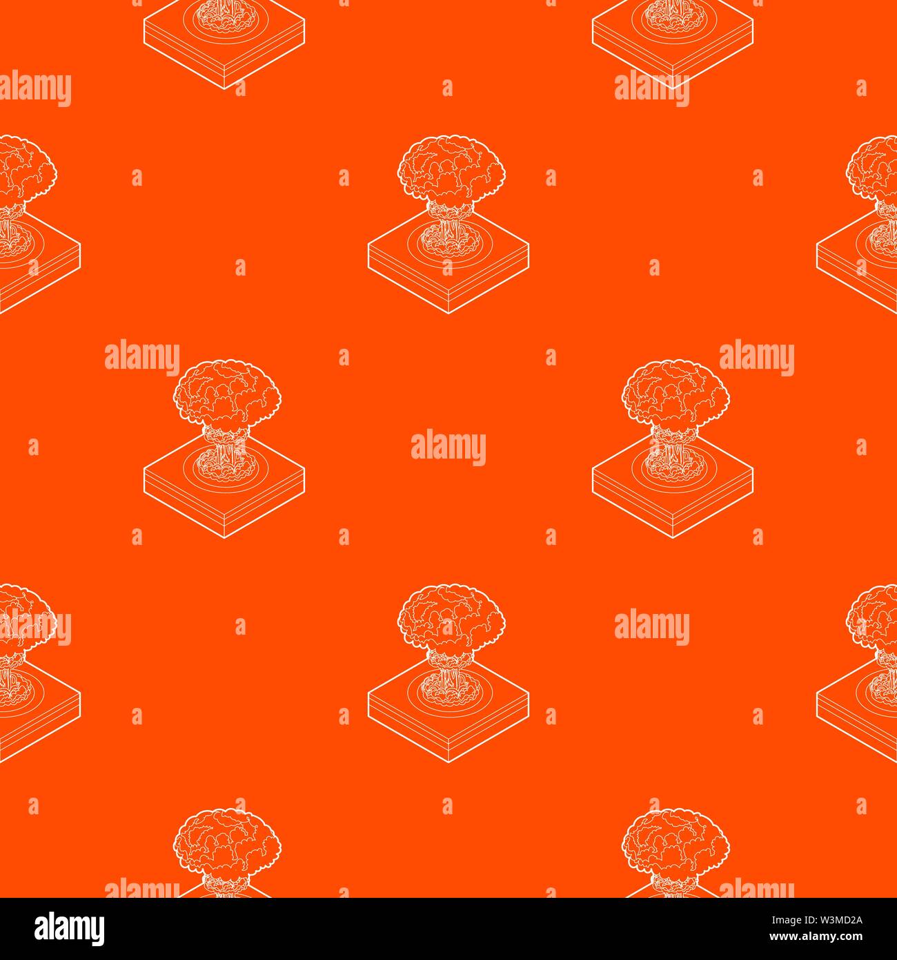 Nuclear explosion pattern vector orange Stock Vector Image & Art - Alamy
