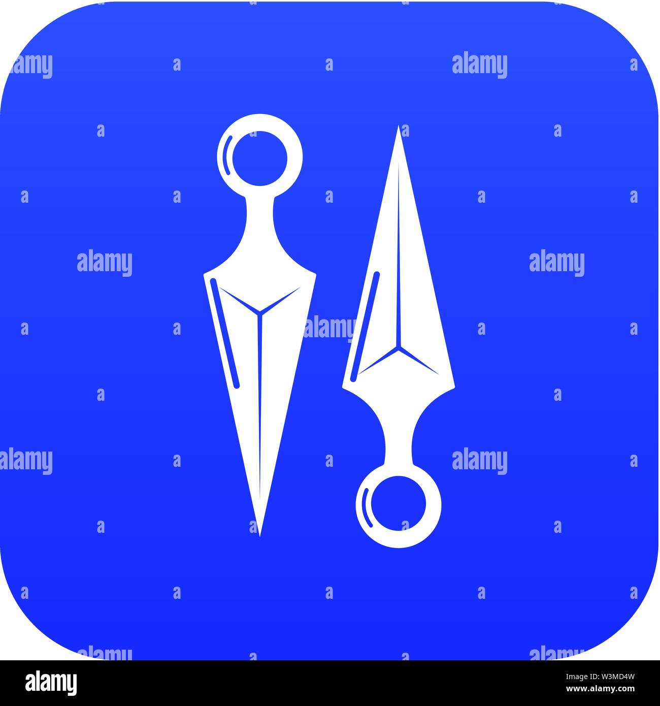 Kunai icon, simple black style Stock Vector Image & Art - Alamy