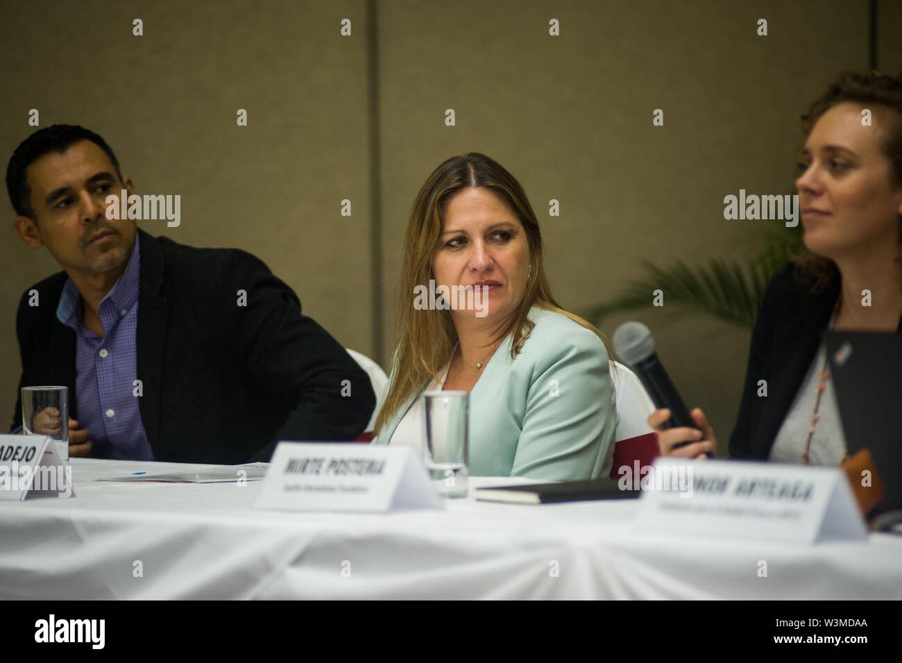 July 17, 2019 - San Salvador, El Salvador - Multiple NGOs gather at a ...