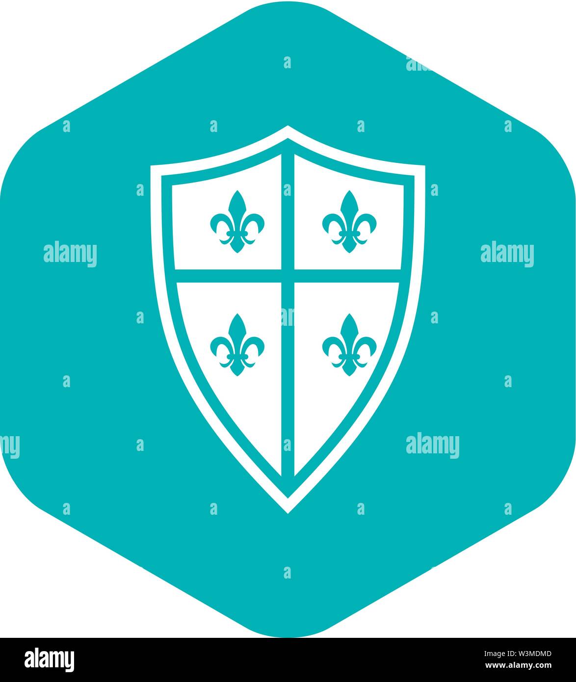 Royal shield icon, simple style Stock Vector Image & Art - Alamy