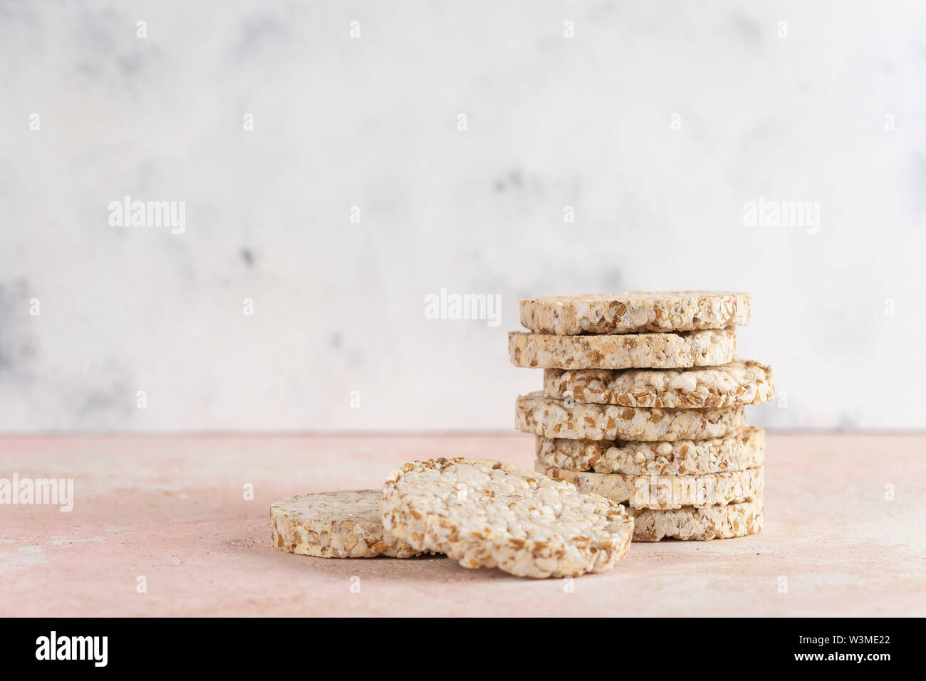 Stack of rice cakes Stock Photo - Alamy