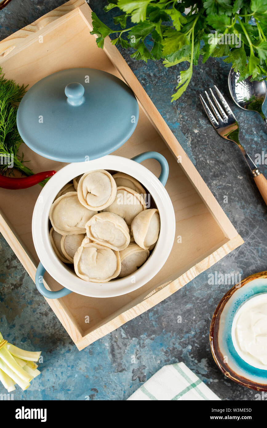 Large dumpling hi-res stock photography and images - Alamy
