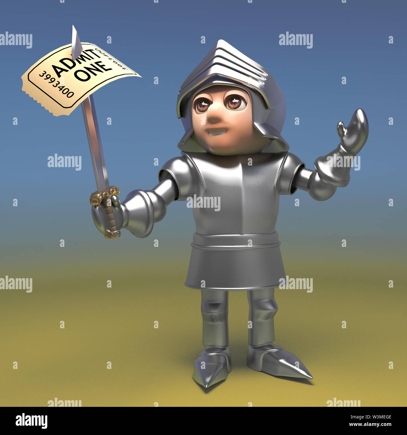Happy knight hi-res stock photography and images - Alamy