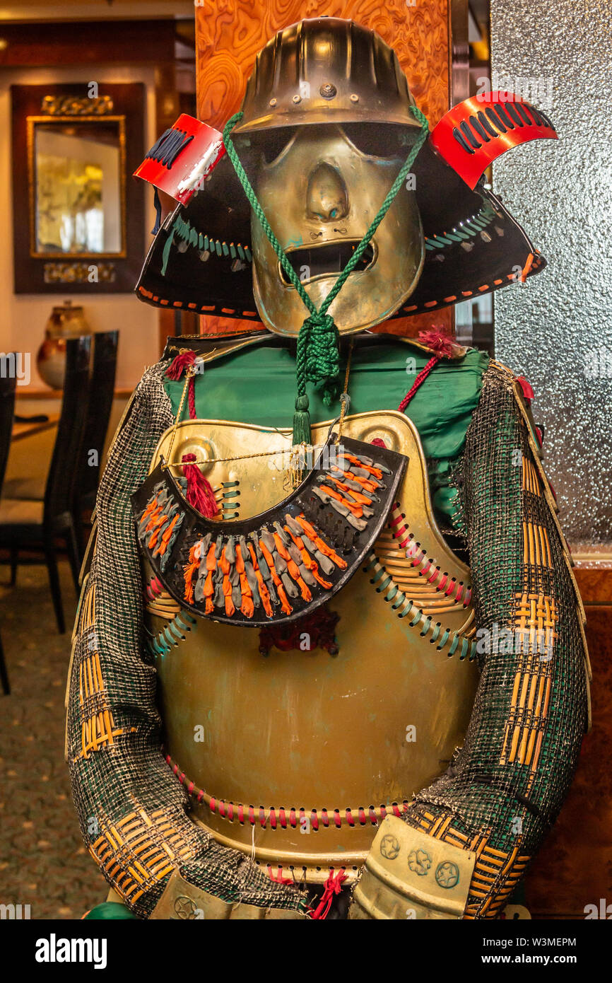 Traditional Samauri Armour Displayed Aboard The 'Norwegian Spirit ...