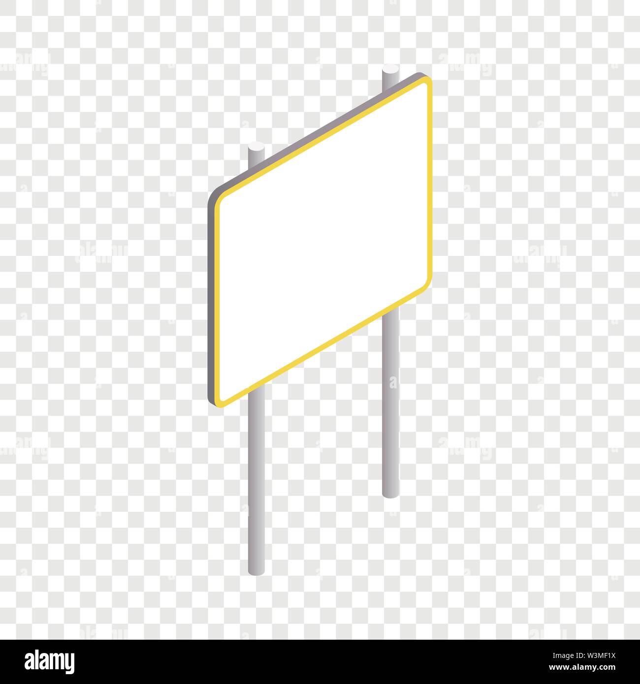 Large billboard icon isometric hi-res stock photography and images - Alamy