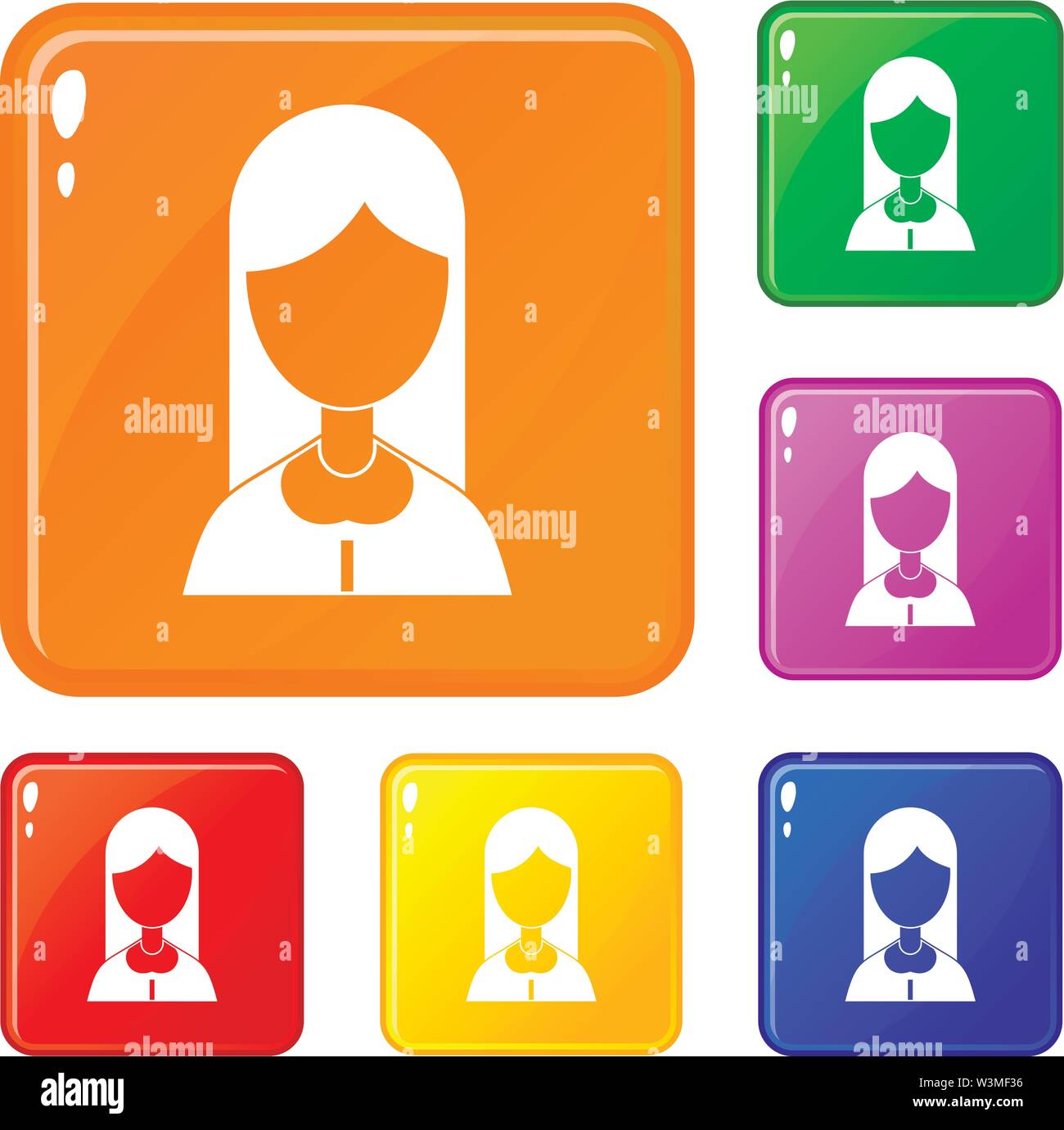 Mother icons set vector color Stock Vector Image & Art - Alamy