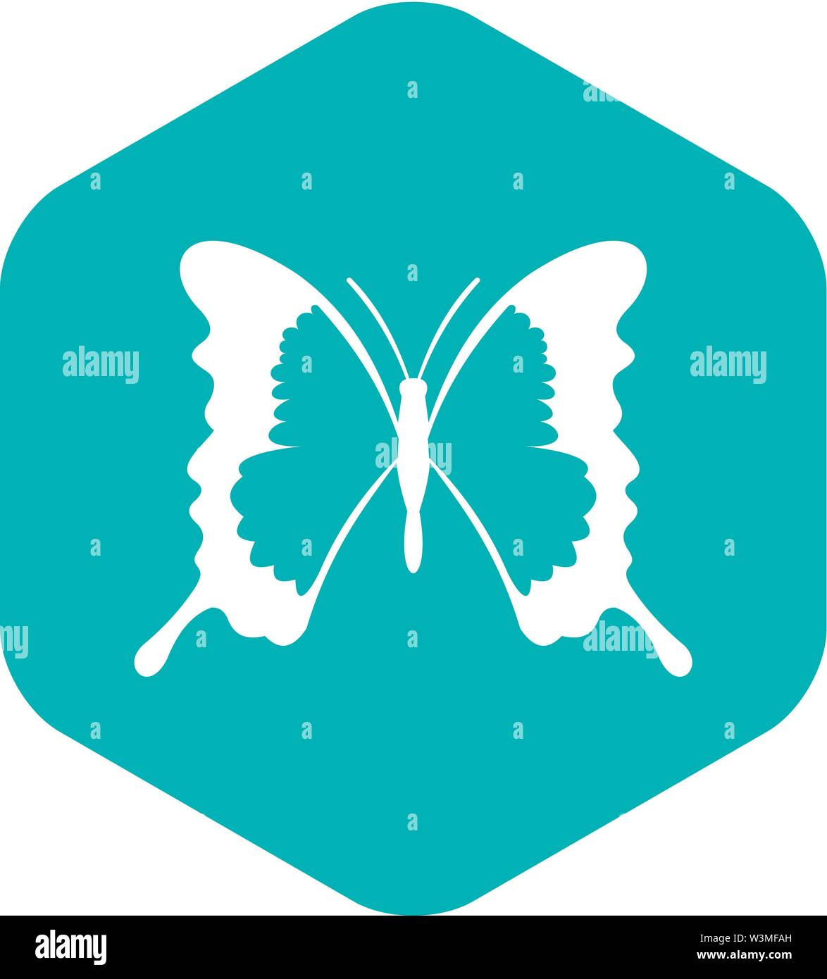 Swallowtail butterfly icon, simple style Stock Vector Image & Art - Alamy