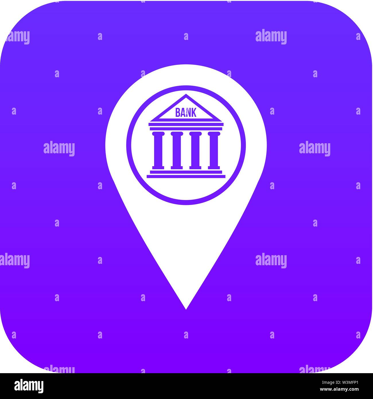 Map pin icon digital purple Stock Vector Image & Art - Alamy