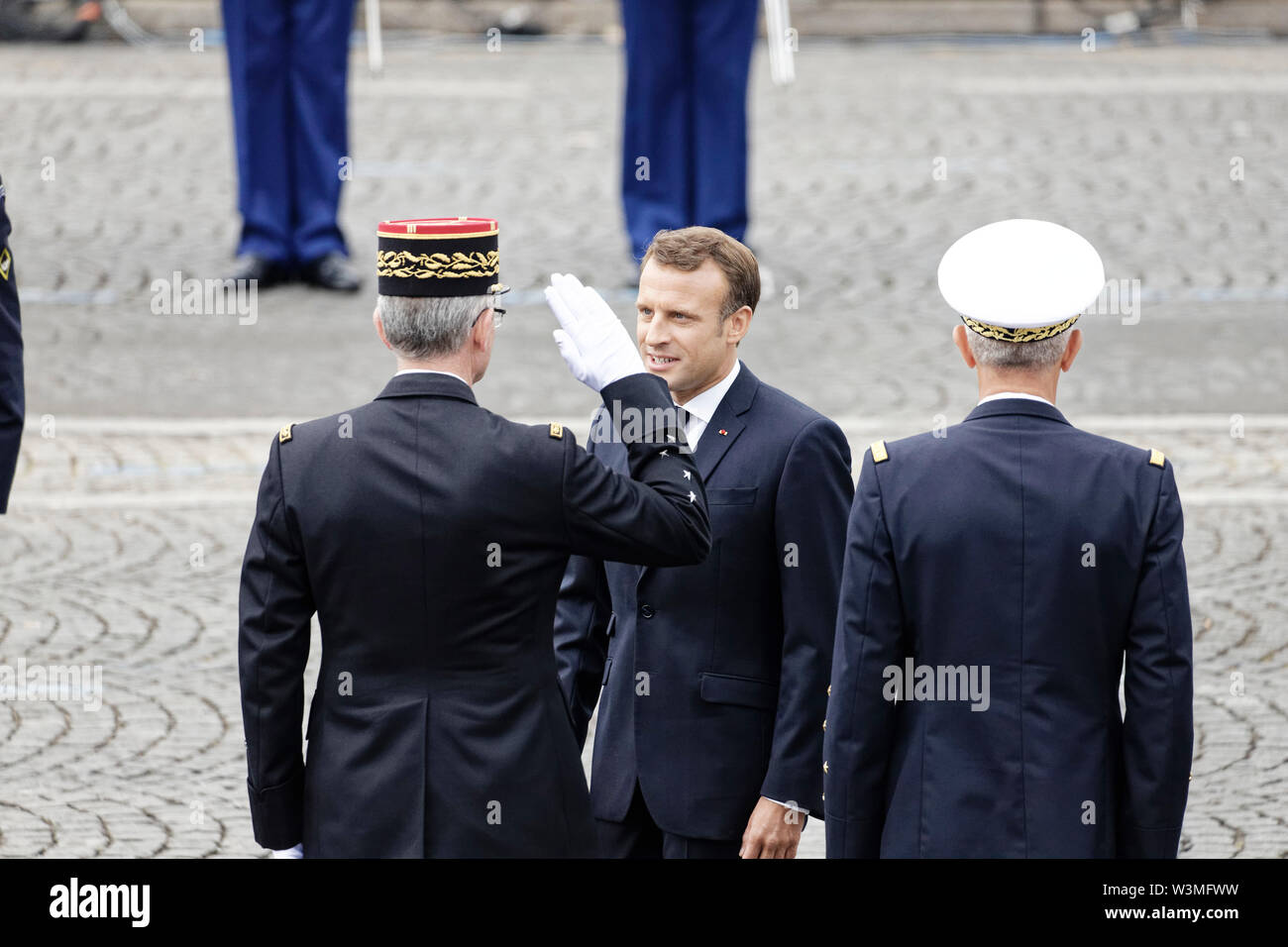 Paris, France. 14th July, 2019. 4300 soldiers, 196 vehicles, 237 horses ...