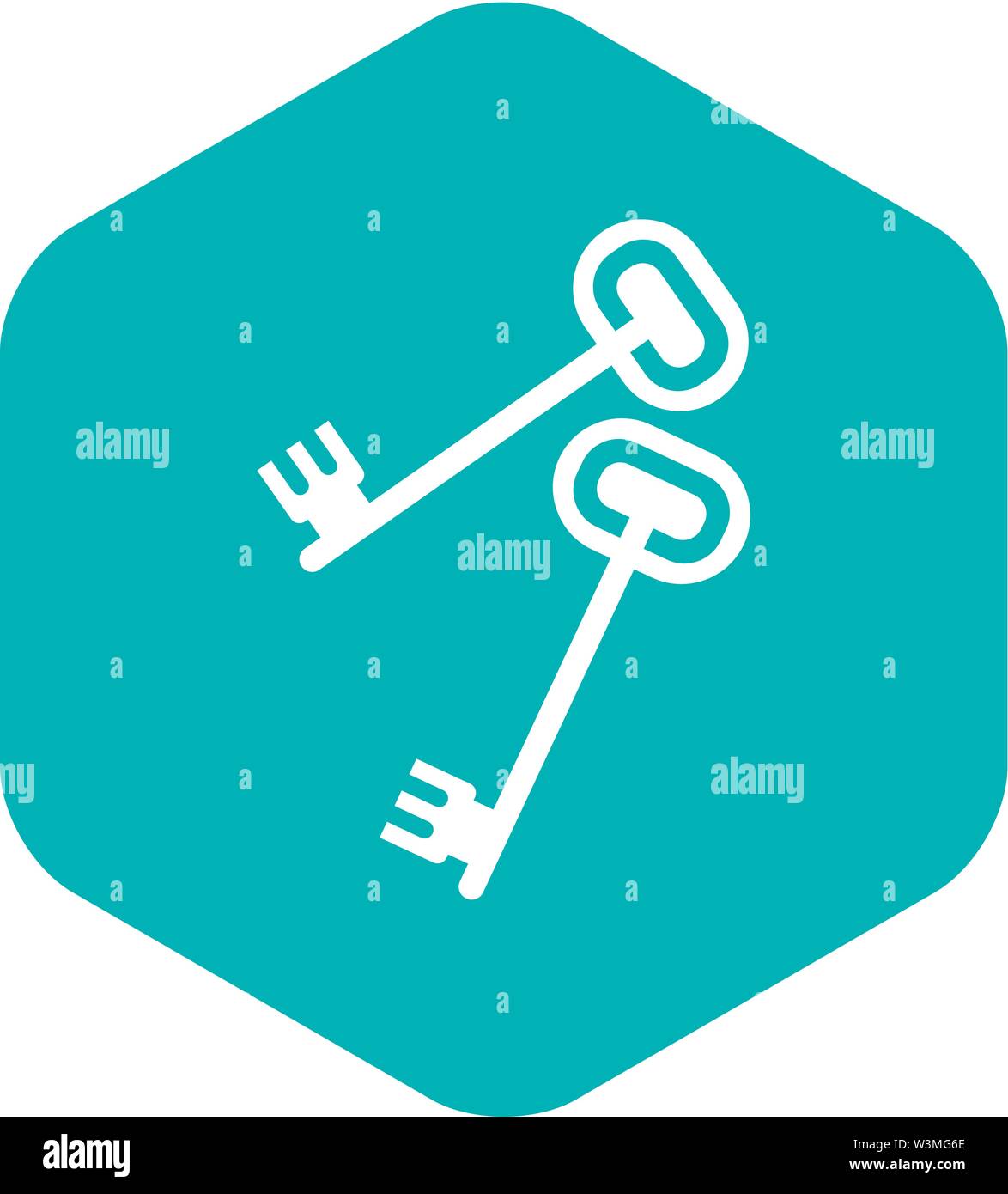 Keys icon, simple style Stock Vector Image & Art - Alamy