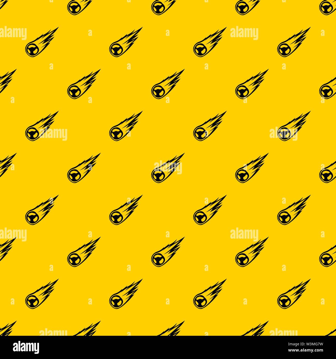 Falling meteor with long tail pattern vector Stock Vector Image & Art ...