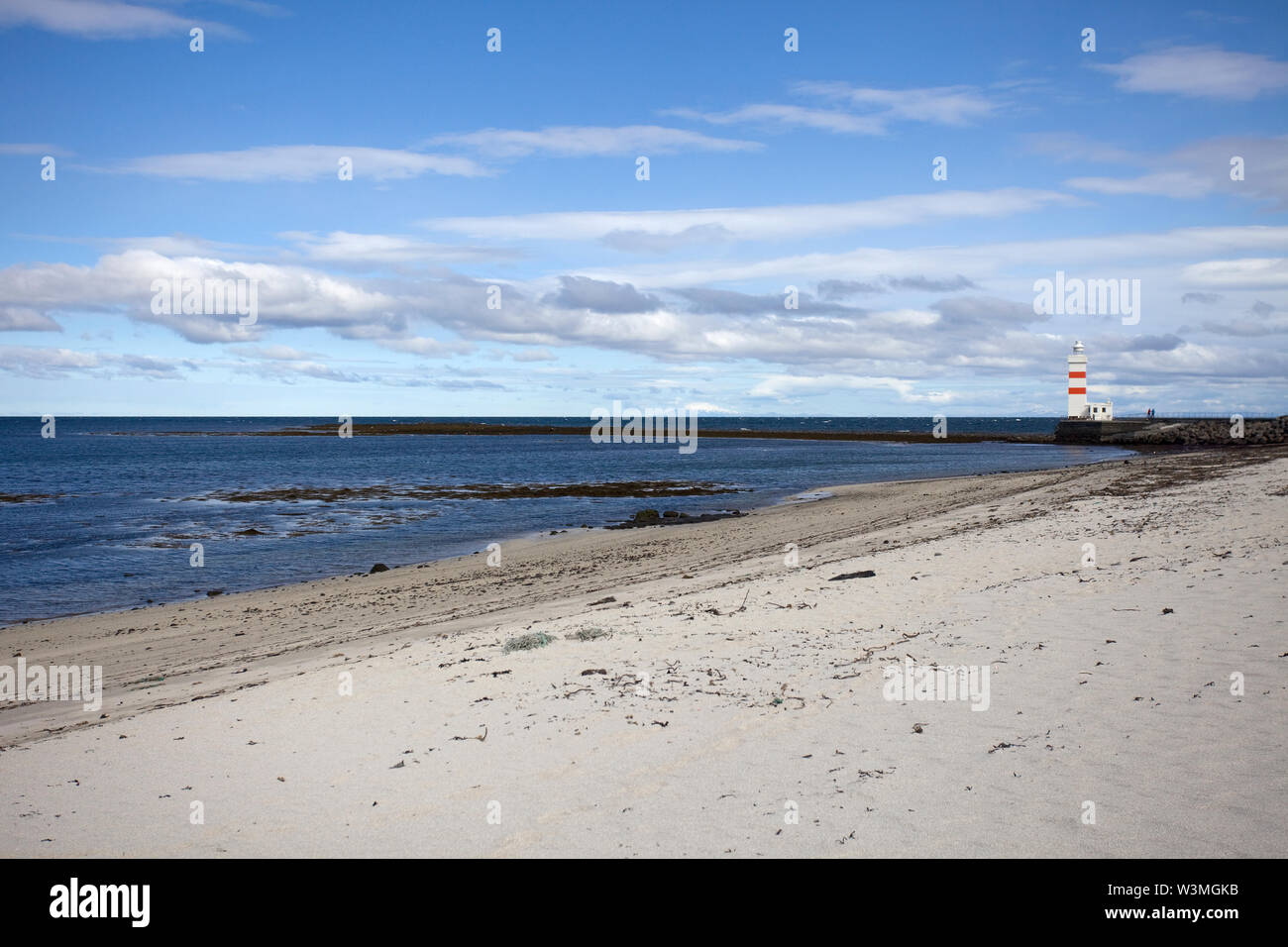 Reykjanes Peninsula Gardur Lighthouse iceland Stock Photo - Alamy
