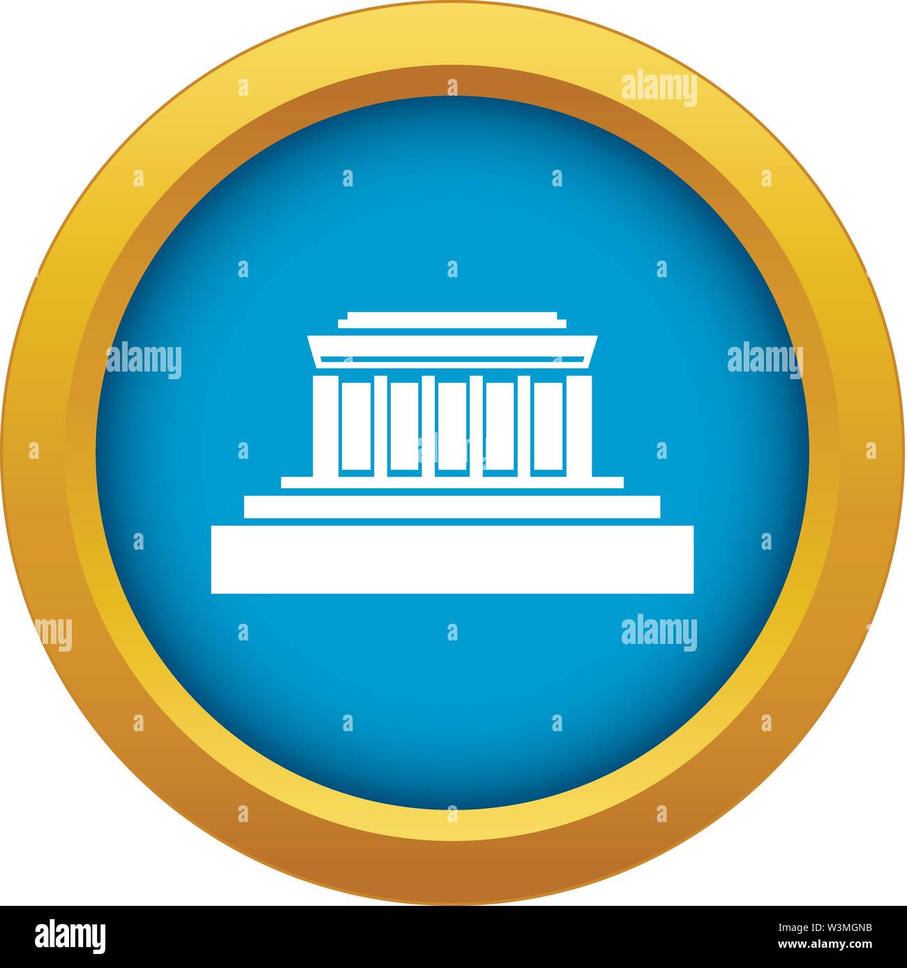 Building icon blue vector isolated Stock Vector Image & Art - Alamy