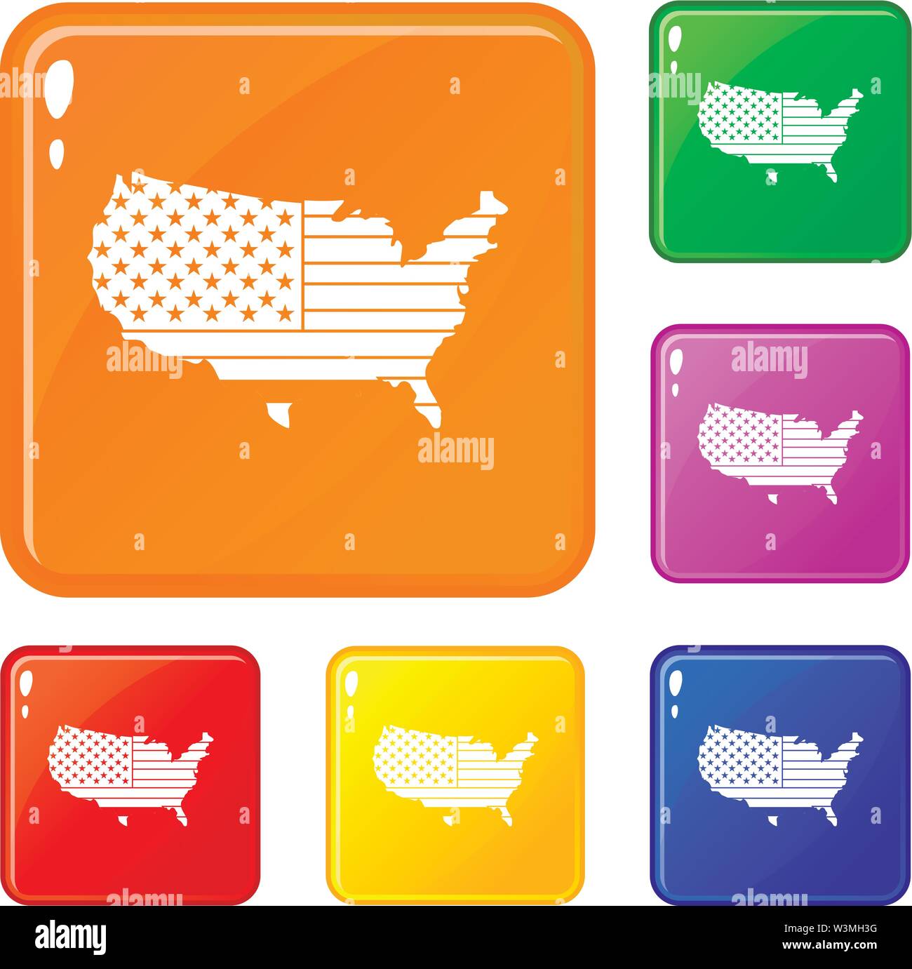 American map icons set vector color Stock Vector Image & Art - Alamy American map icons set vector color Stock Vector Image & Art - Alamy