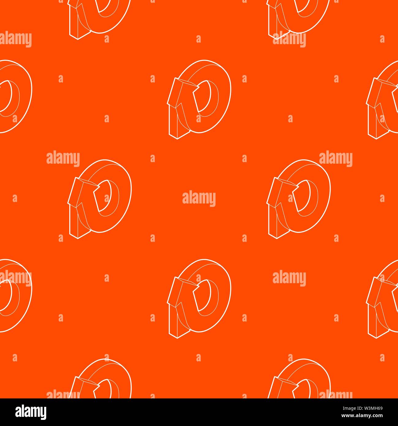 Orange circular abstract background loop Stock Vector Images - Alamy