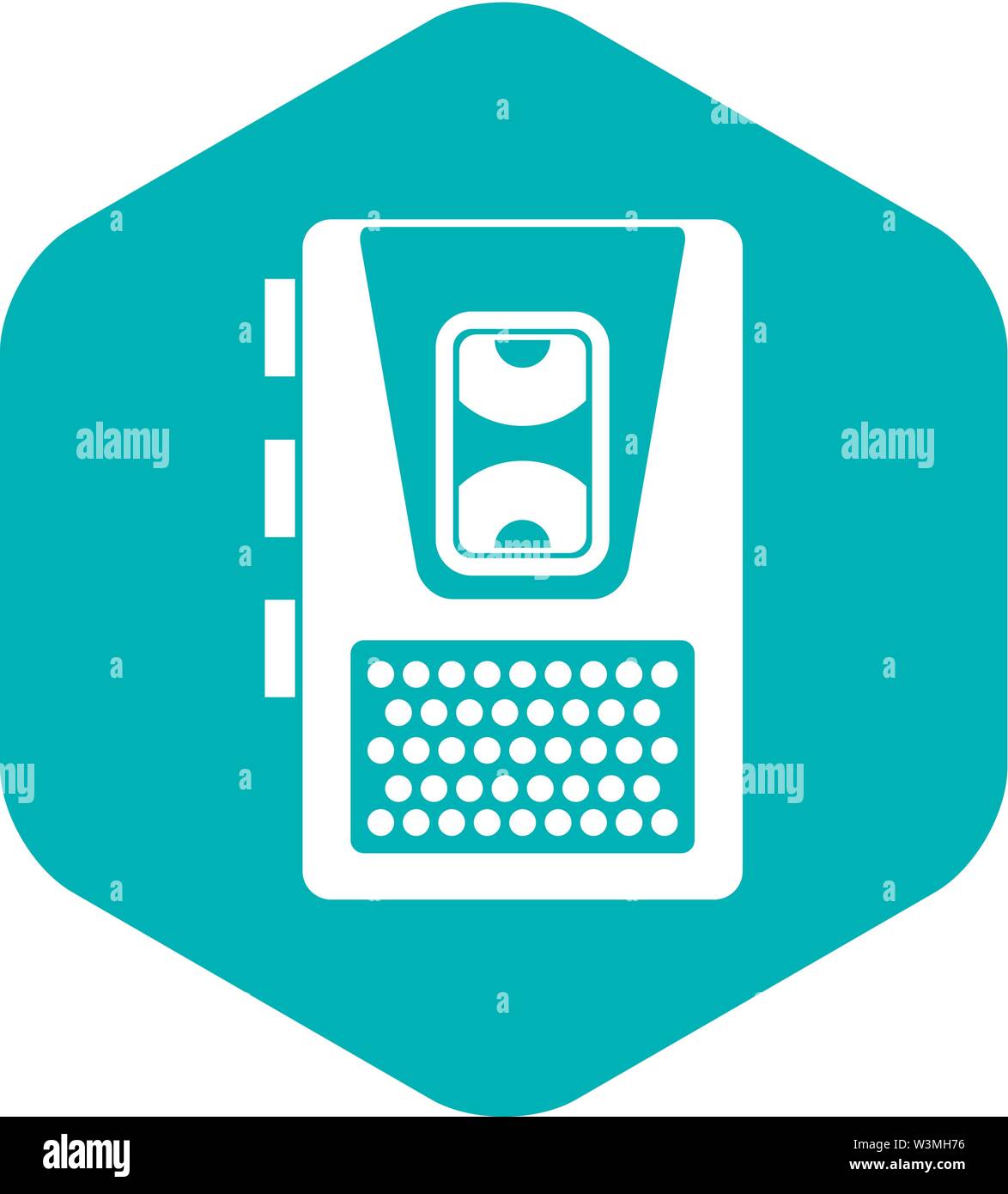 Dictaphone icon, simple style Stock Vector Image & Art - Alamy