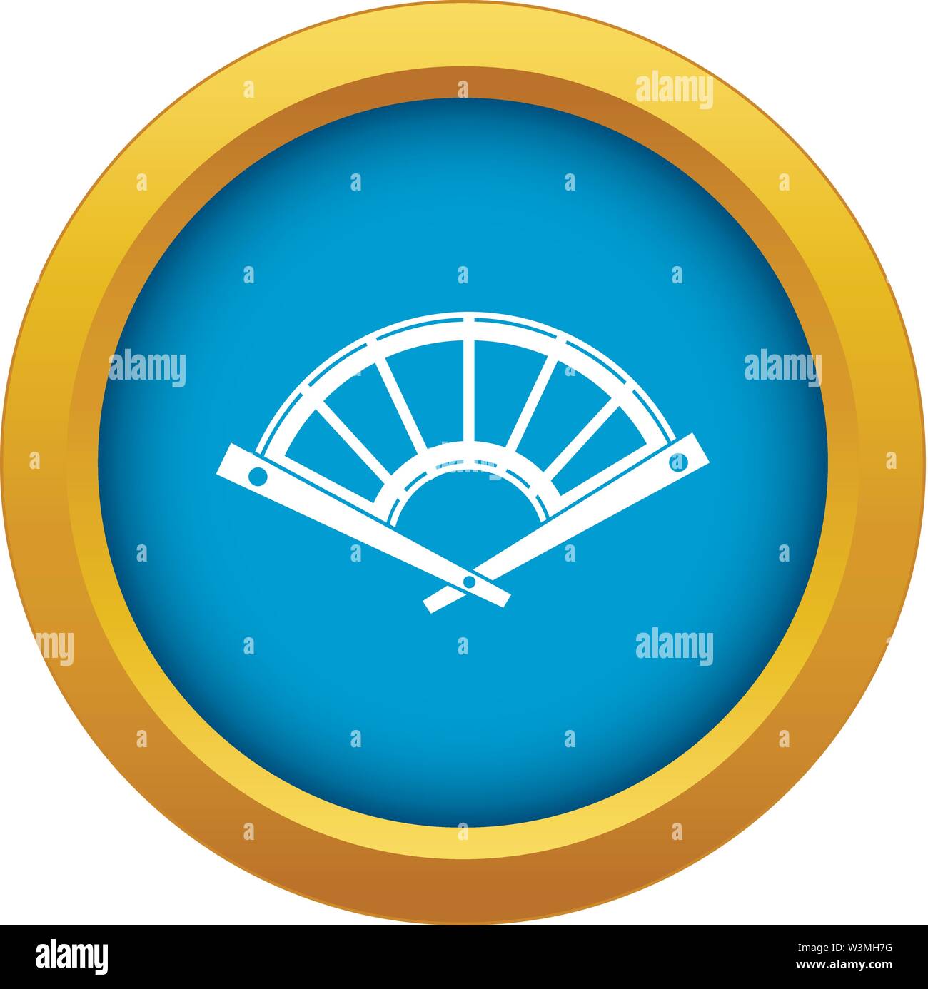 Fan icon blue vector isolated Stock Vector Image & Art - Alamy