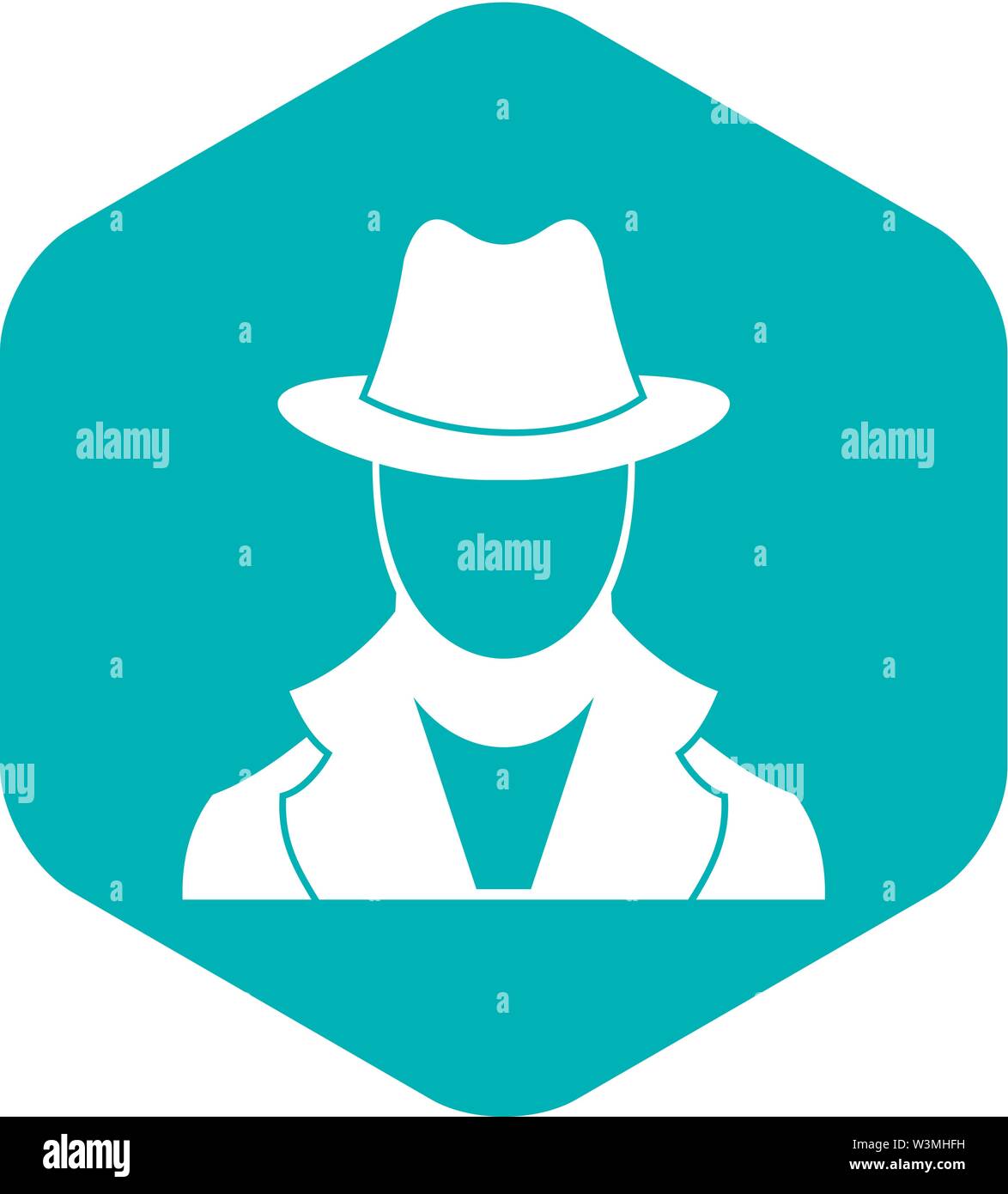 Spy icon, simple style Stock Vector Image & Art - Alamy