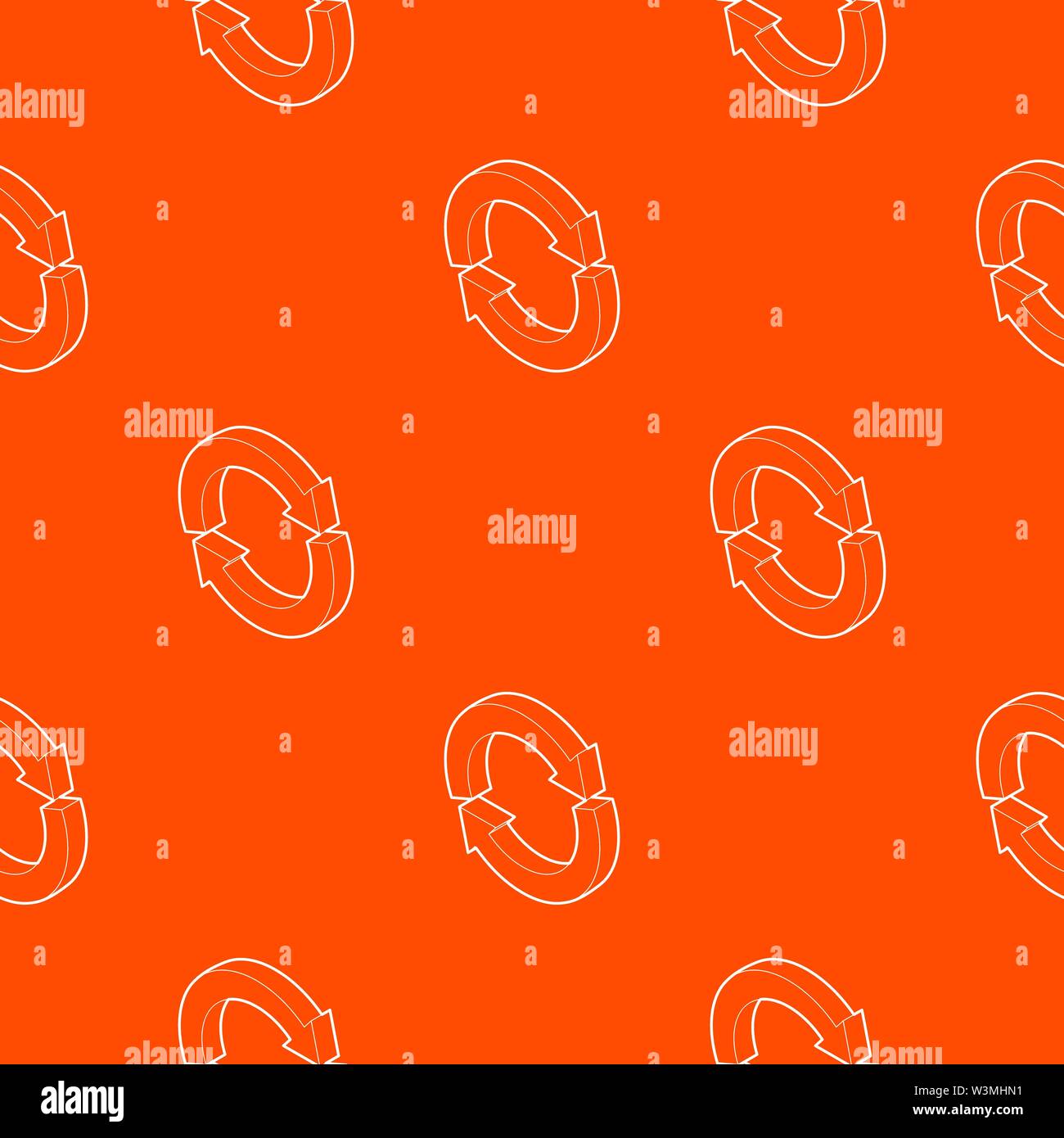 Refresh pattern vector orange Stock Vector Image & Art - Alamy