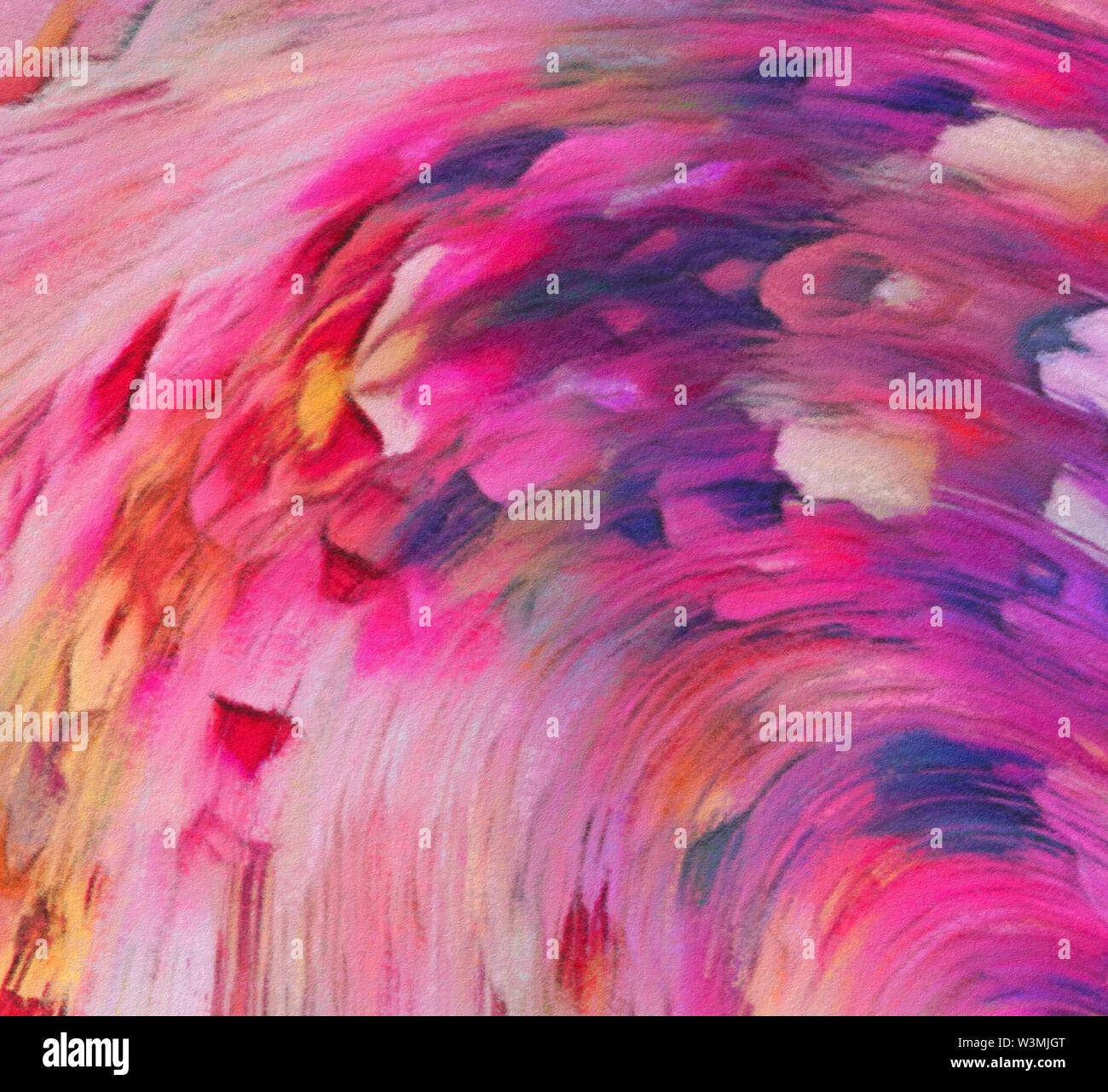 Digital art abstract pattern. Hand drawn modern style art print ...